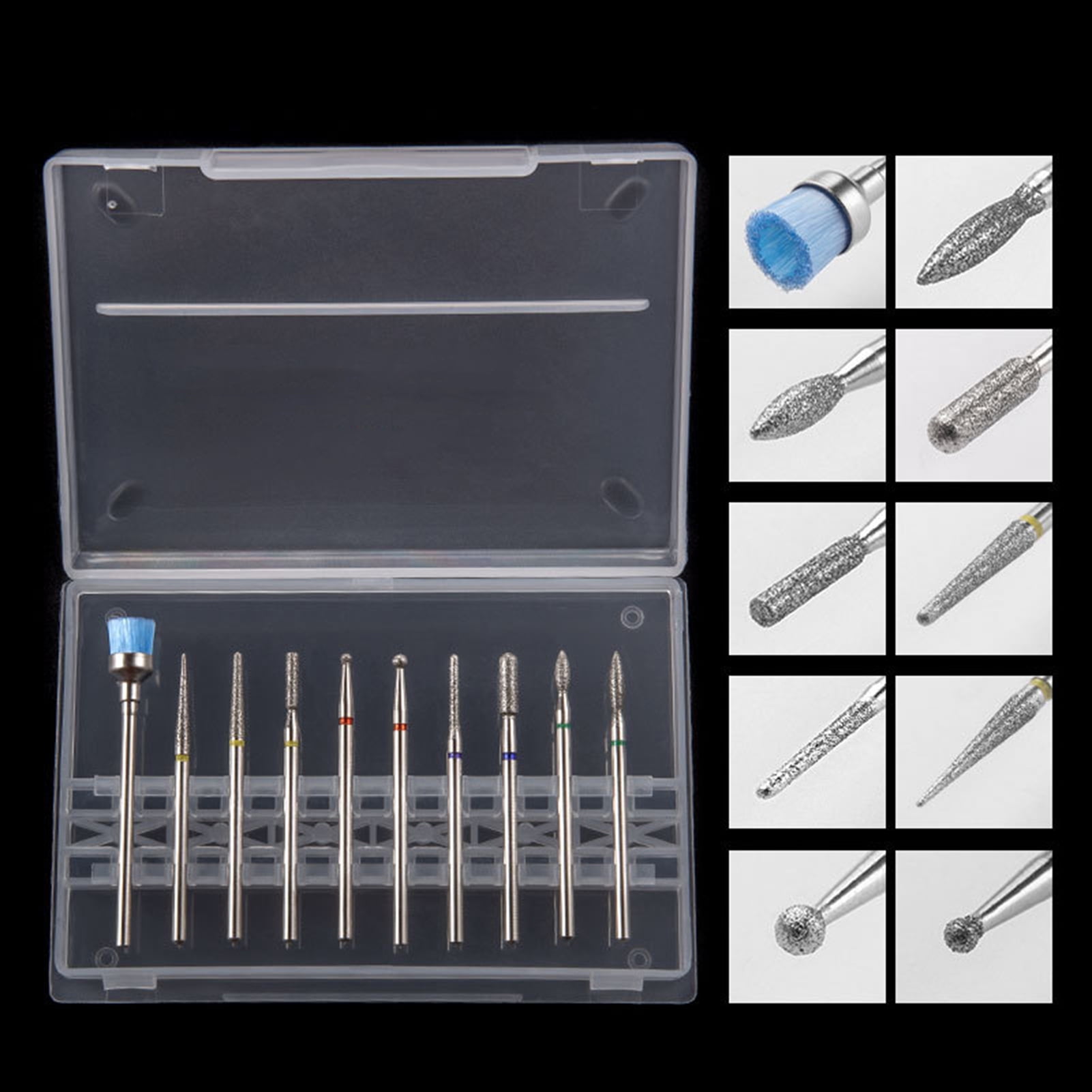 vnanda Premium Nail Drill Bits Nail Drill Bits Set for Salon-quality ...