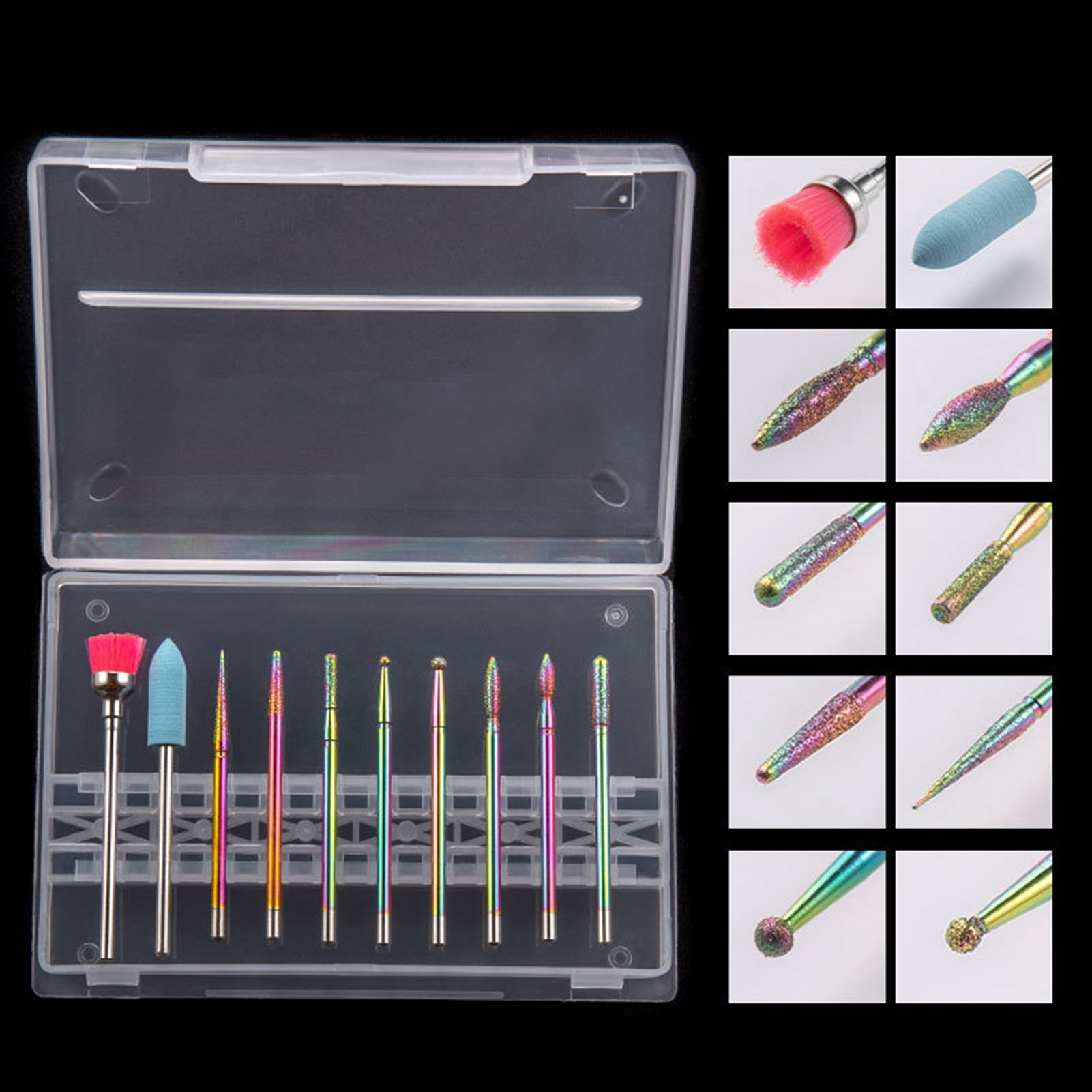 vnanda Premium Nail Drill Bits Nail Drill Bits Set for Salon-quality ...