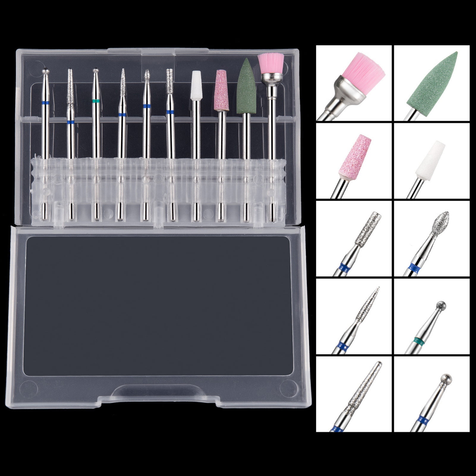 vnanda Premium Nail Drill Bits Nail Drill Bits Set for Salon-quality ...