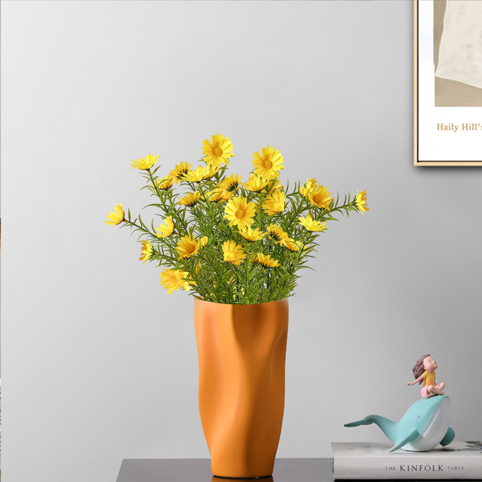 vnanda Realistic Artificial Plant Beautiful Lifelike Artificial Flower ...