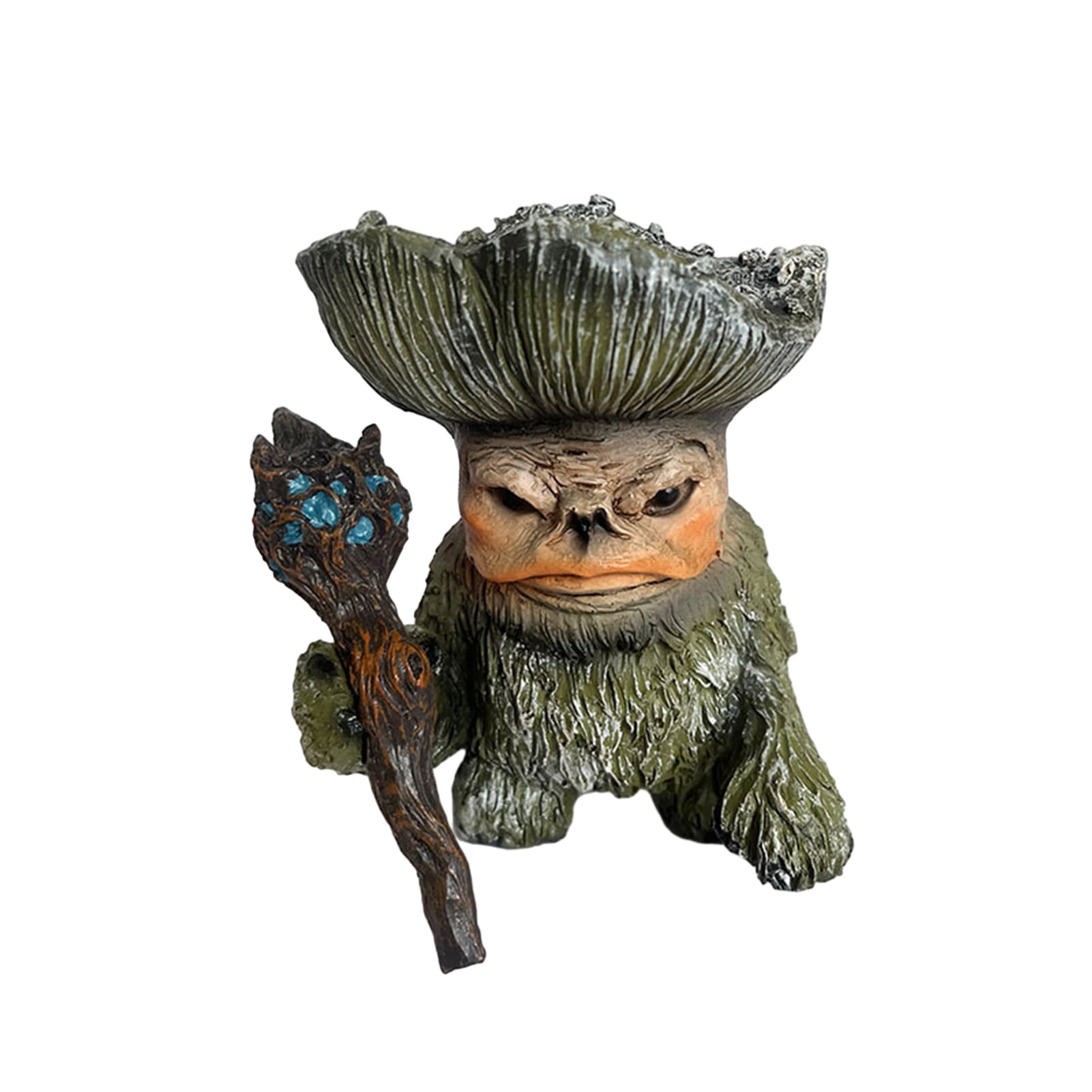 vnanda Resin Figurine Resin Mushroom Elf Statue Garden Ornament ...