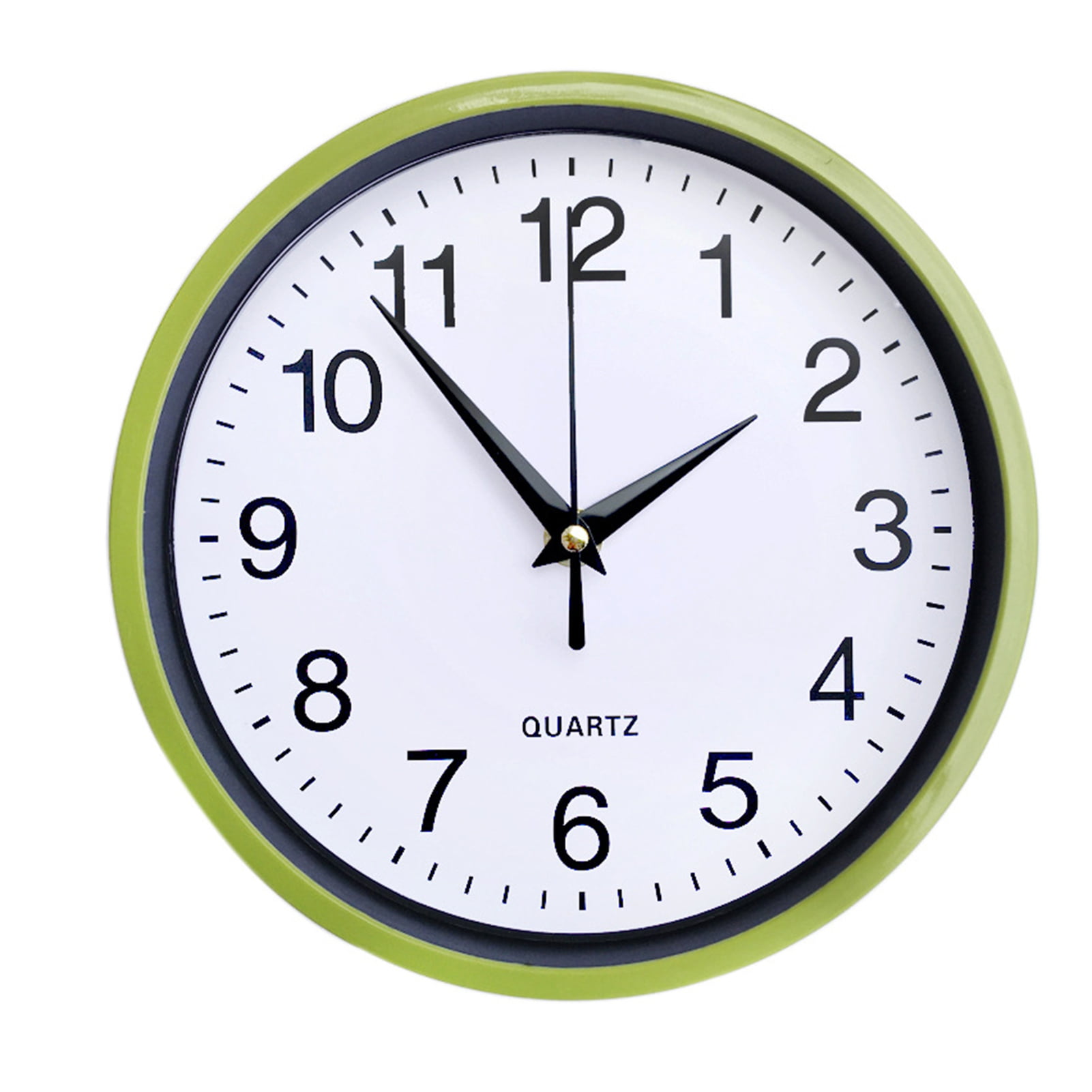 vnanda Silent Wall Clock 8 Inch Wall Clock Silent Non-ticking Hanging ...