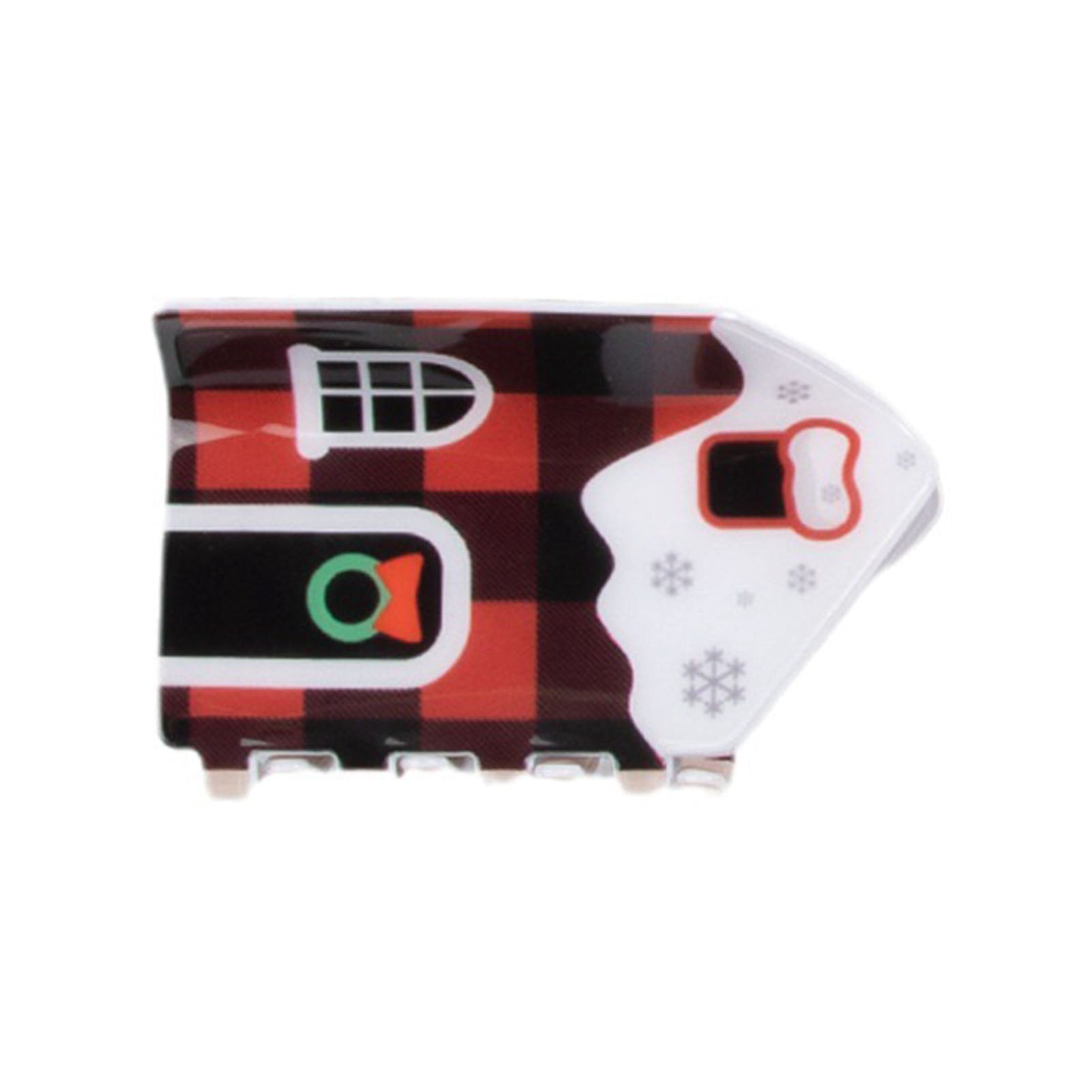 vnanda Smooth Surface Hair Claw Mini Hair Claw Cute Cartoon House Shape ...