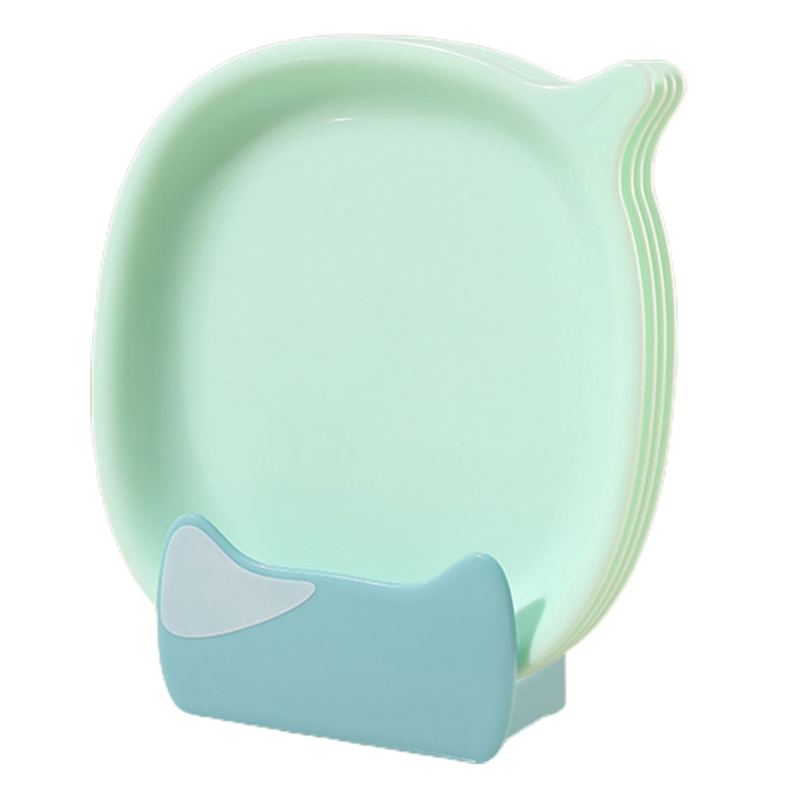 vnanda Snack Fruit Dish 4pcs Spit Bone Dish with Storage Holder Multi ...