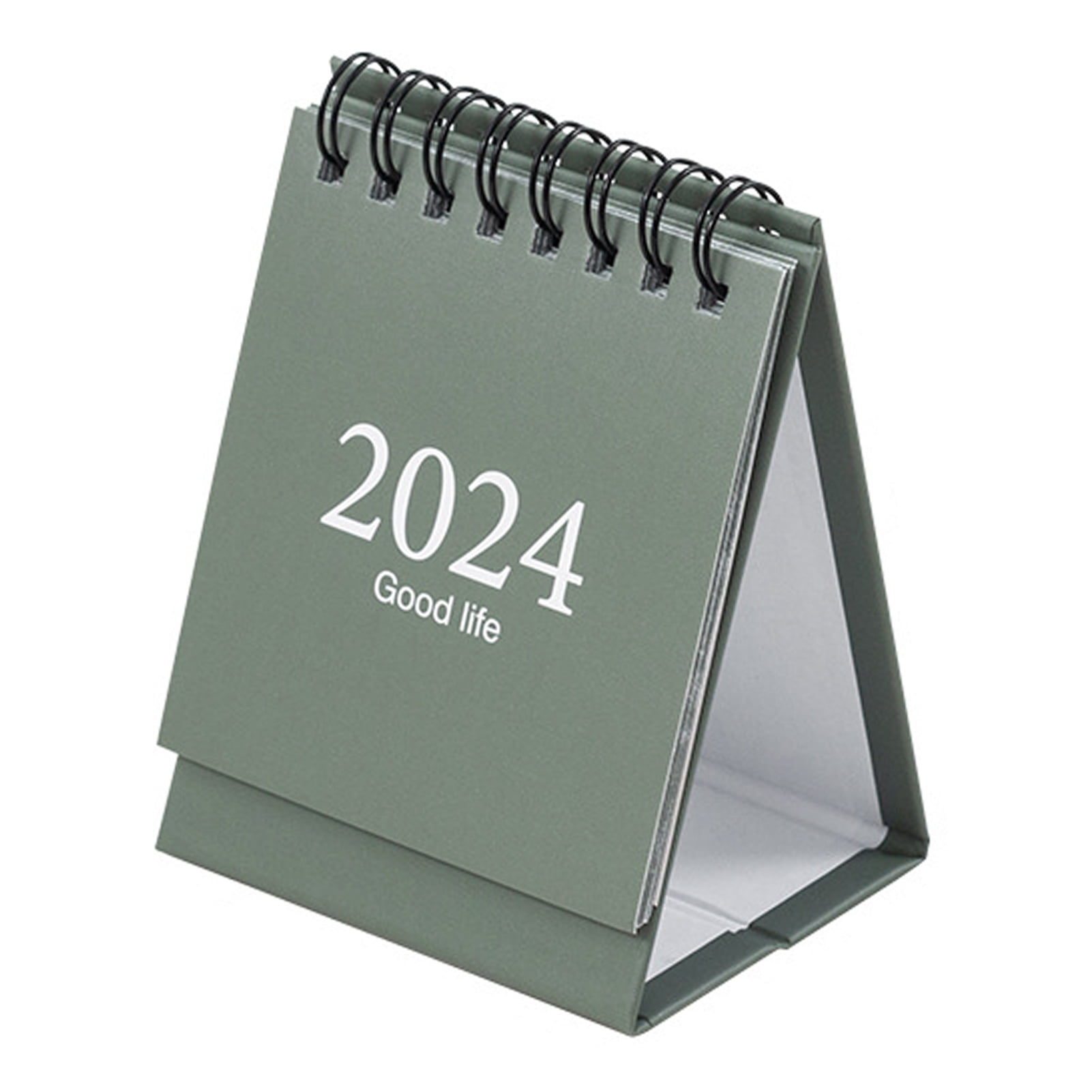 vnanda Special Gift Calendar 2024 Mini Desk Calendar Spiral Coil Page ...