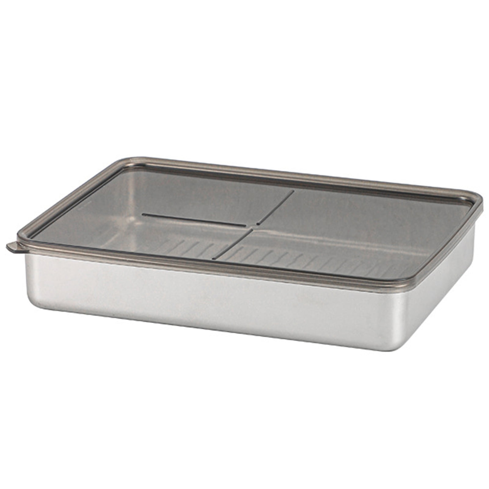 vnanda Stainless Steel Crisper Stainless Steel Airtight Food Storage ...