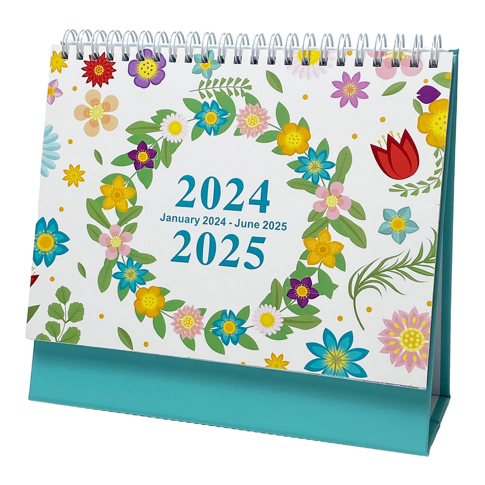 vnanda Start Any Time of Year Calendar 2024 Minimalist Desk Calendar 18 ...