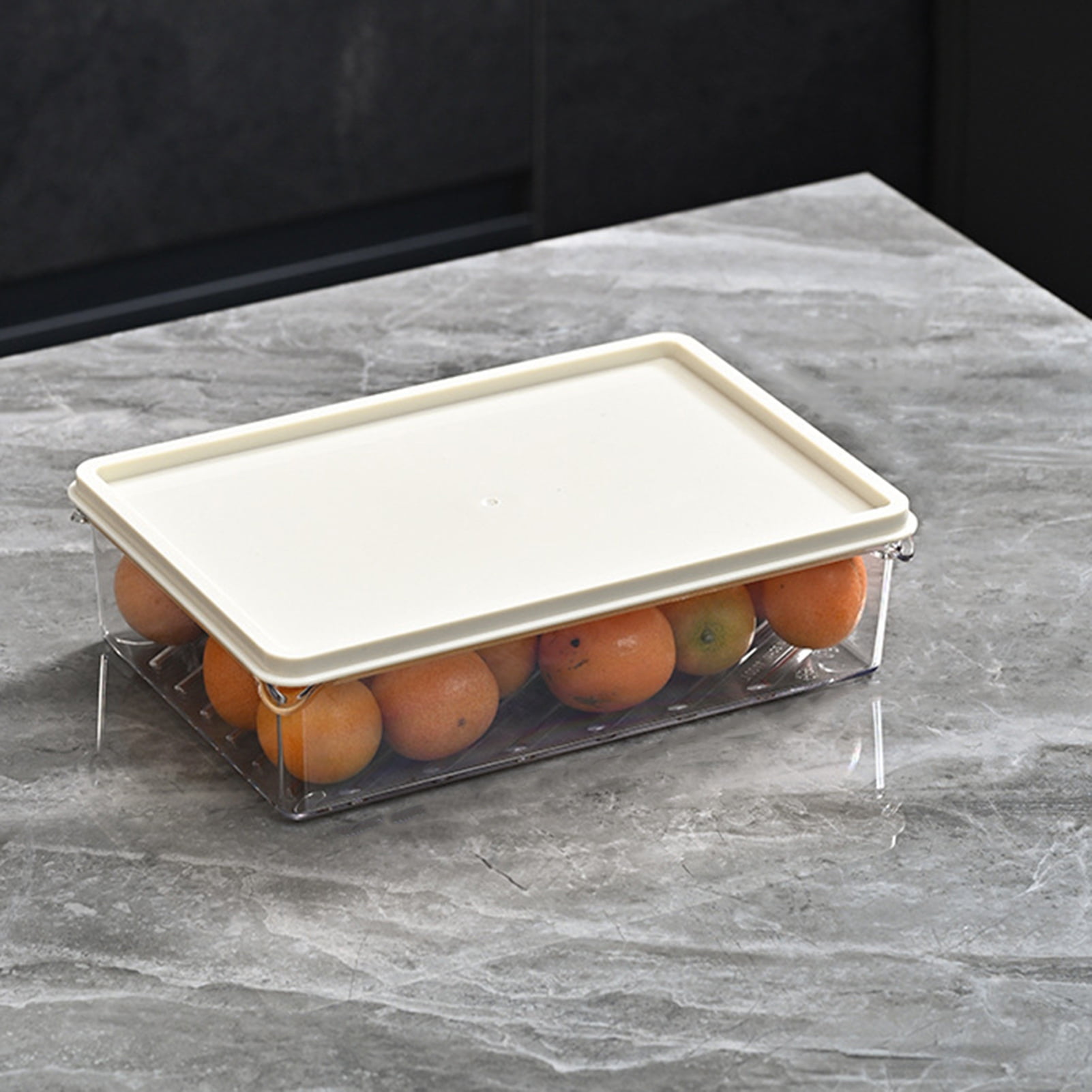 vnanda Storage Container Stackable Transparent Fruit Storage Box with ...