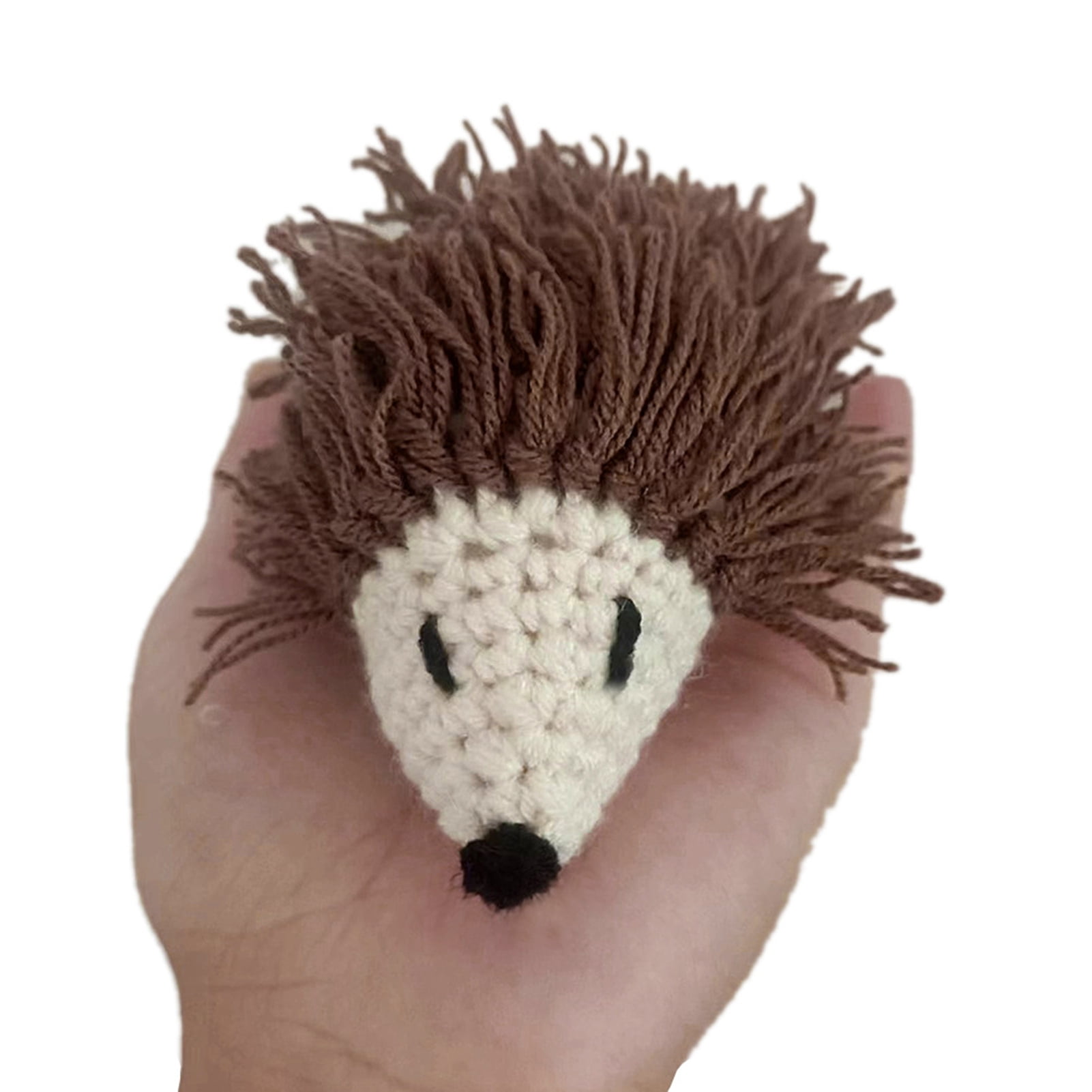 vnanda Tiny Hedgehog Plush Toy Mini Knitted Hedgehog Toy Plush Stuffed ...