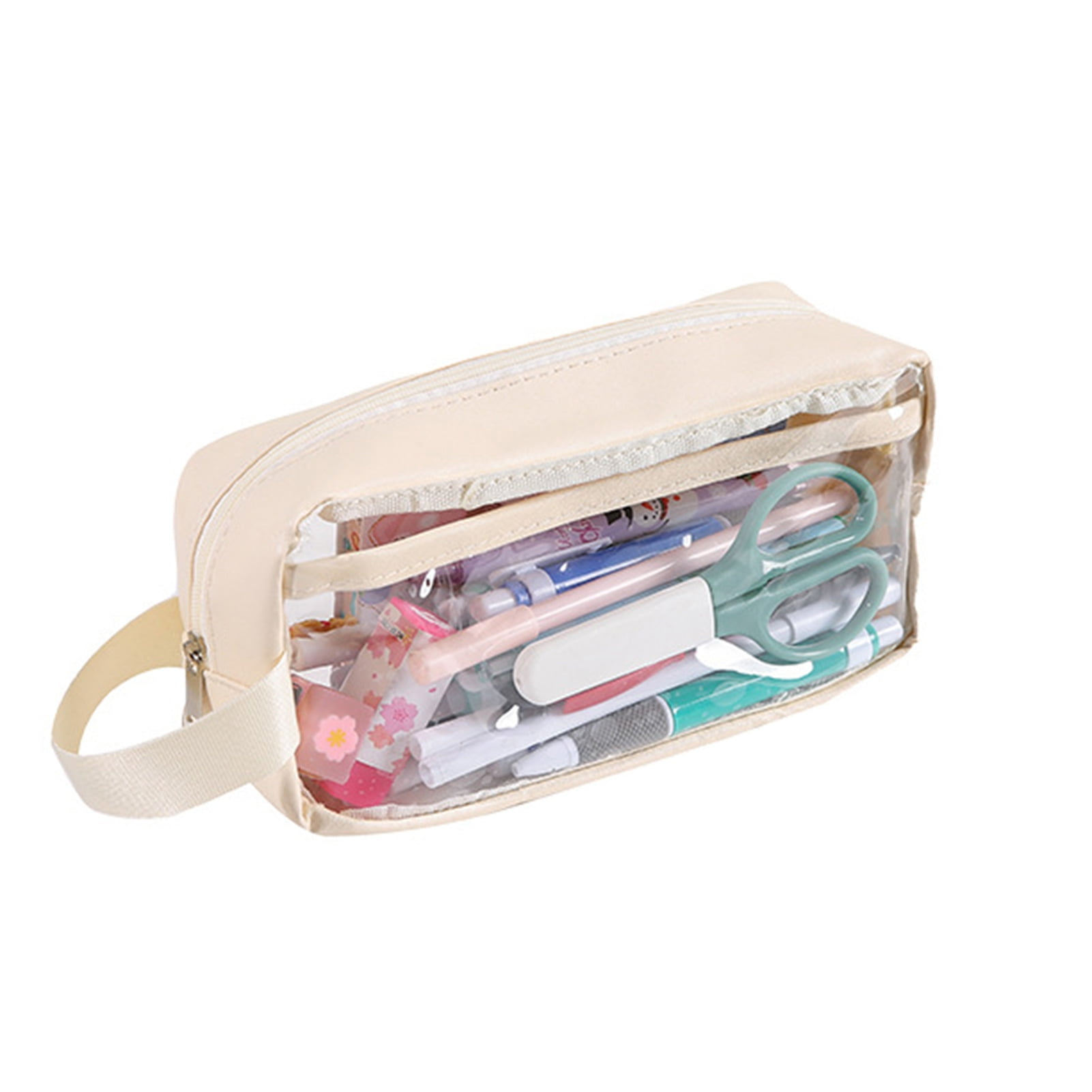 vnanda Transparent Pencil Case Clear Pencil Bag with Zipper Closure ...