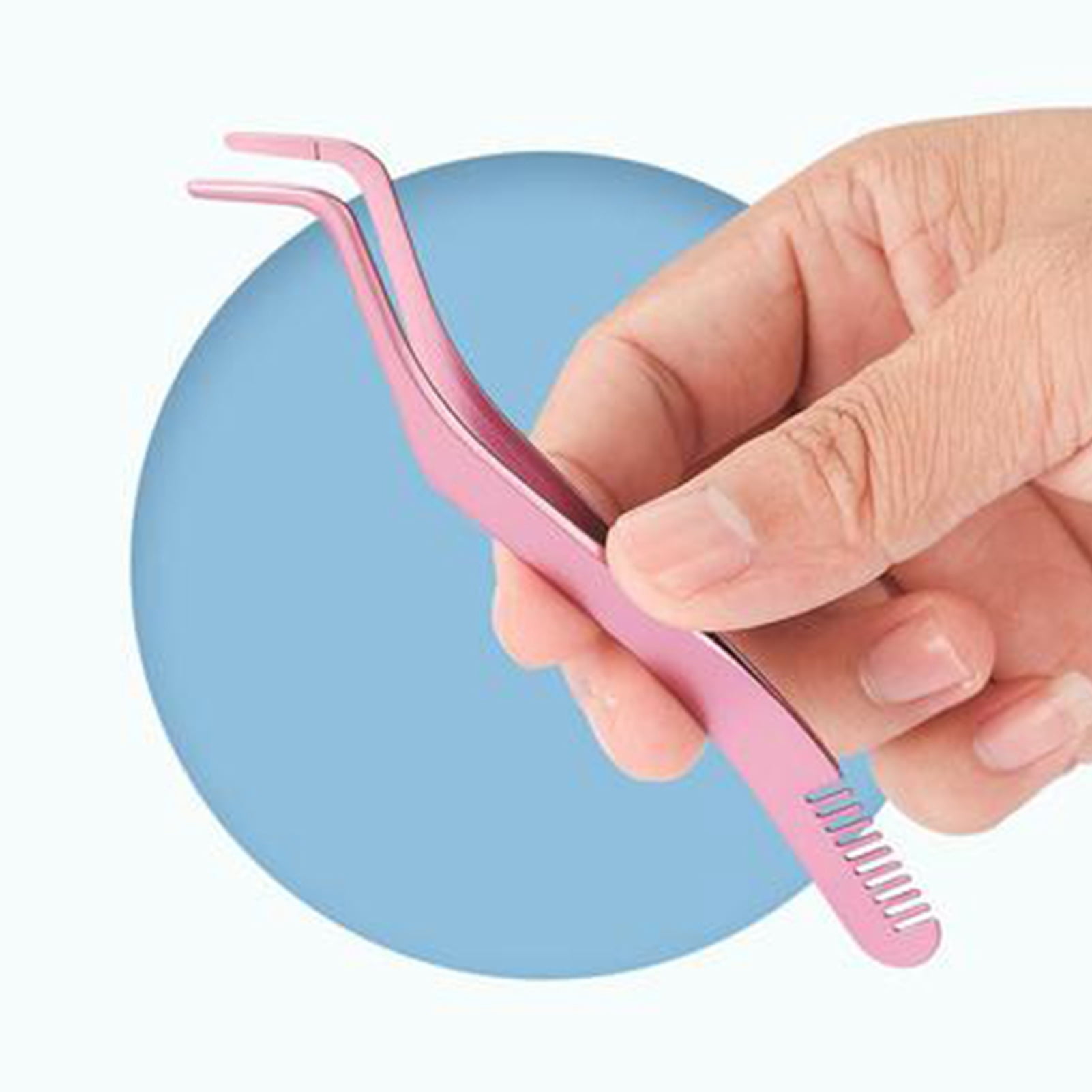 vnanda Versatile Eyelash Tweezers Stainless Steel False Eyelash Clip ...