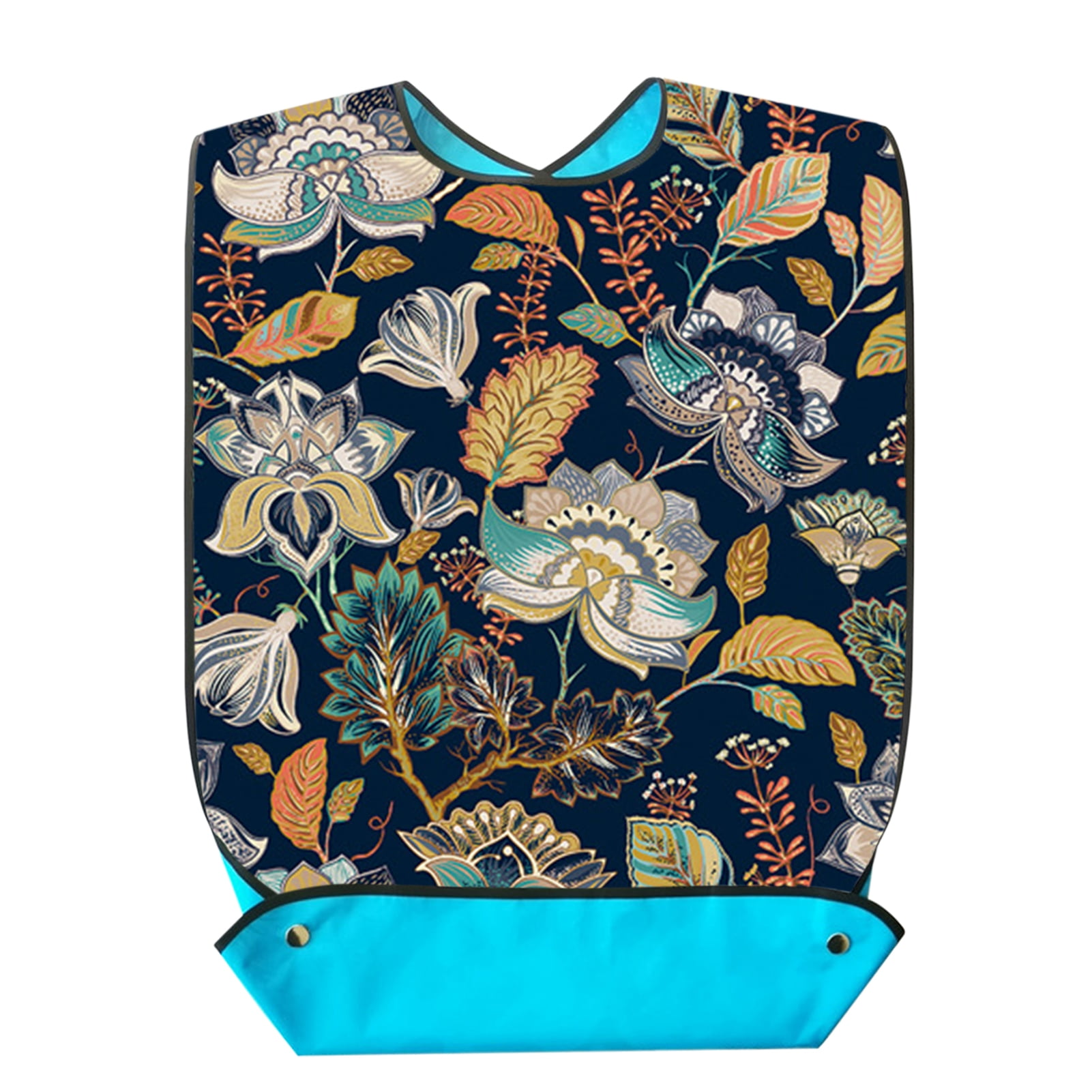 vnanda Washable Adult Bib Waterproof with Snap Button Design Keep Clean ...