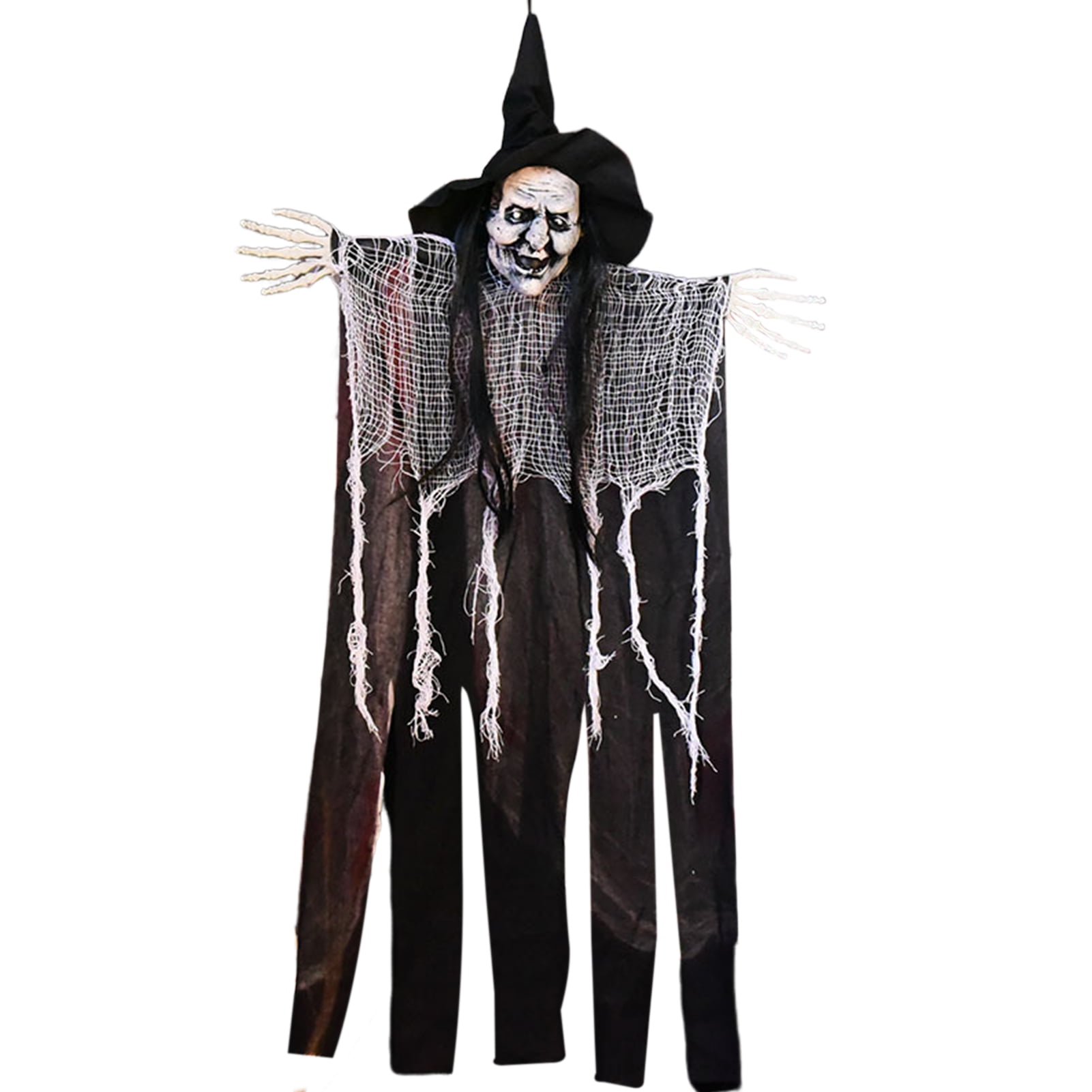 vnanda Window Reaper Decoration Spooky Hanging Grim Reaper Decoration ...