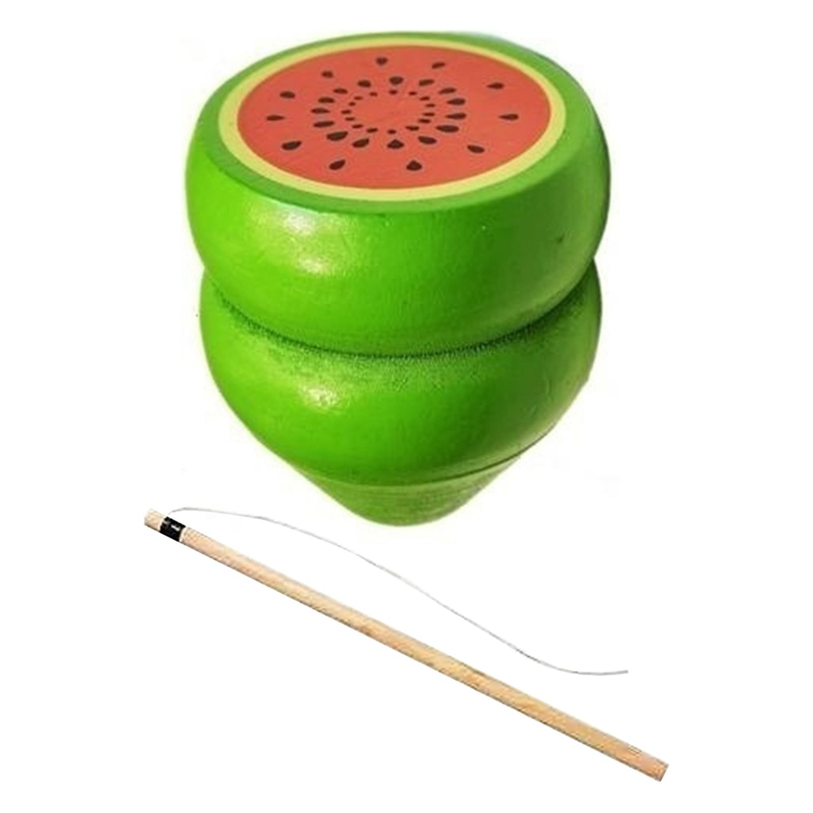 vnanda Wooden Educational Toy Wooden Spinning Top with Whip Rope ...