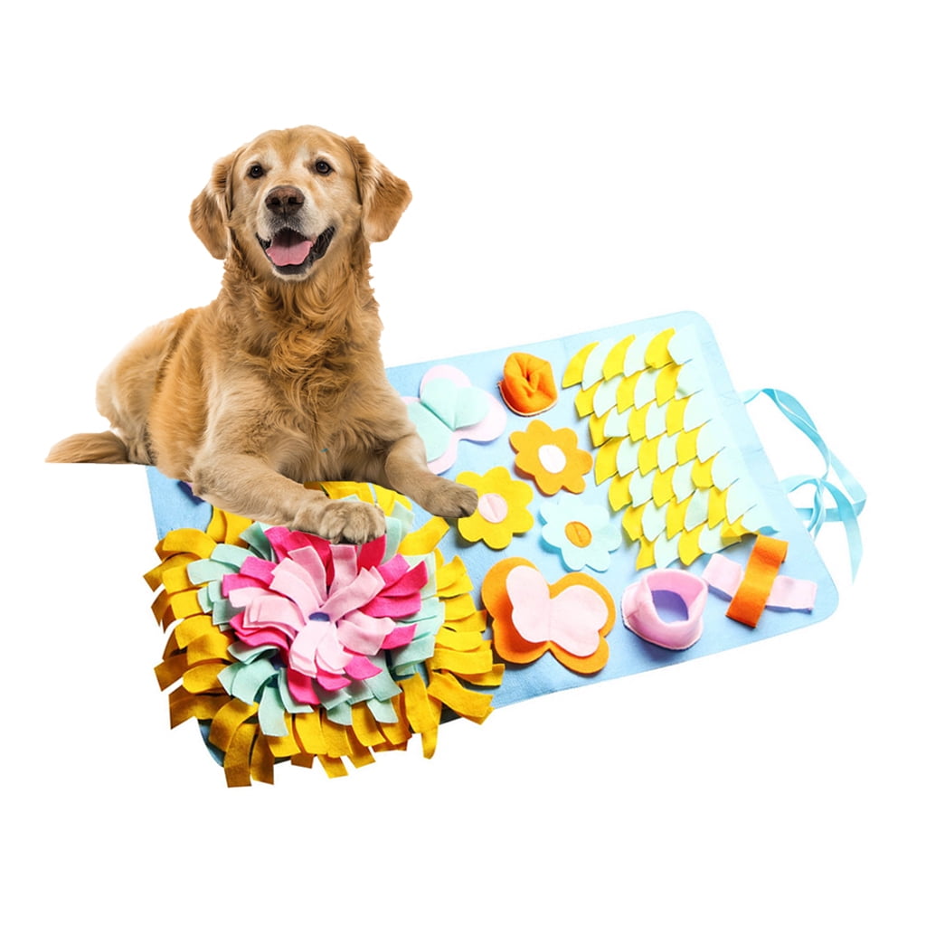 vocheer Snuffle Mat for Dogs, 30" x 18" Dog Foraging Mat Puzzle Toys ...