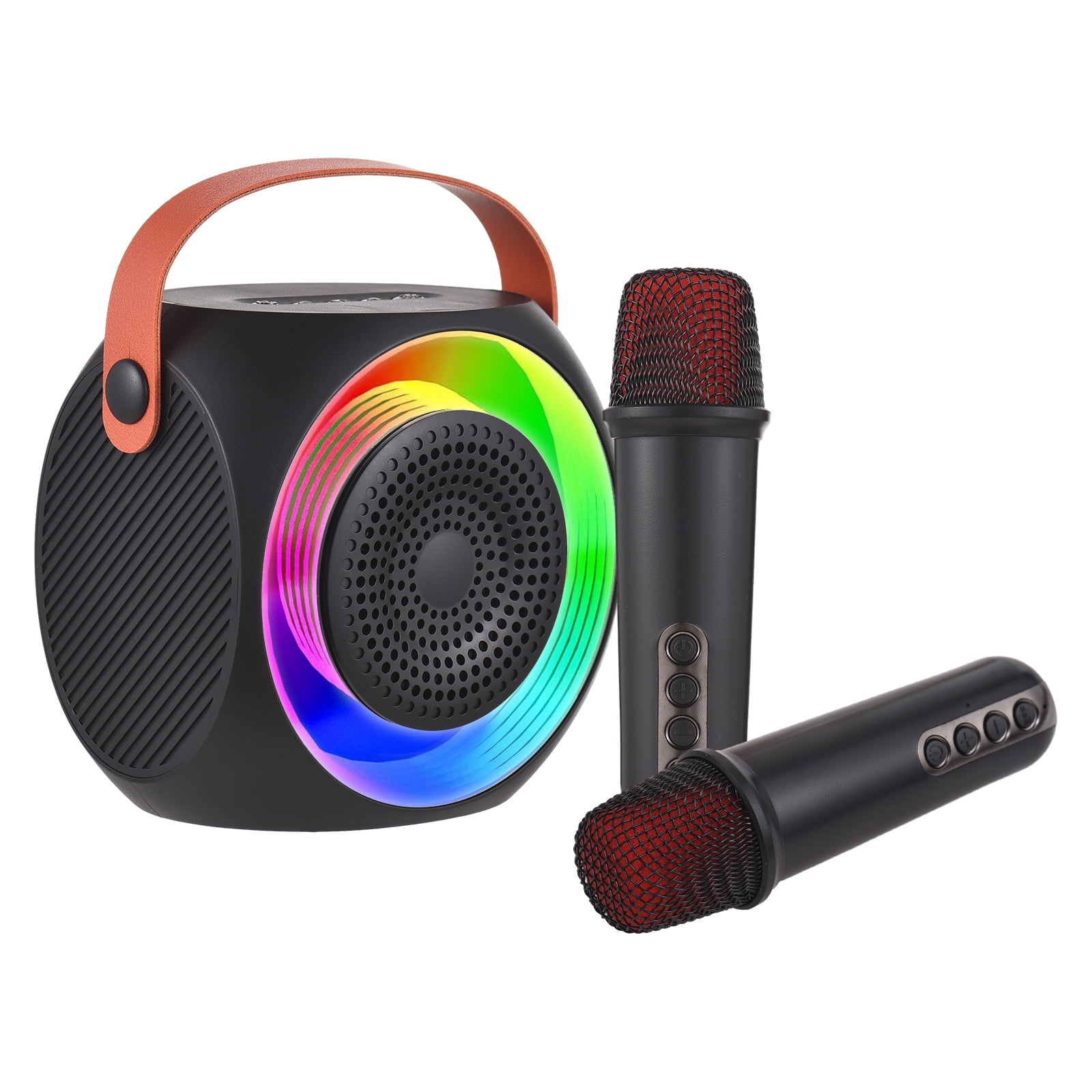 voice box,Led Color Handheld 2 Led Color Birthday Party Party Ktv Set ...