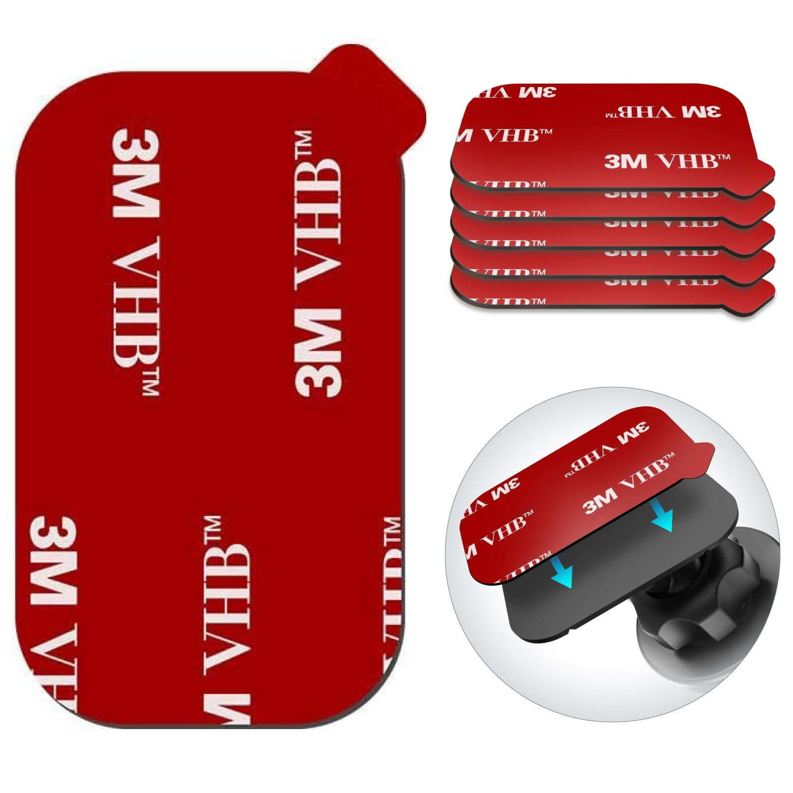 VOLPORT, Rectangle Double Side Tape, 3M VHB, 5 Pack - Walmart.com