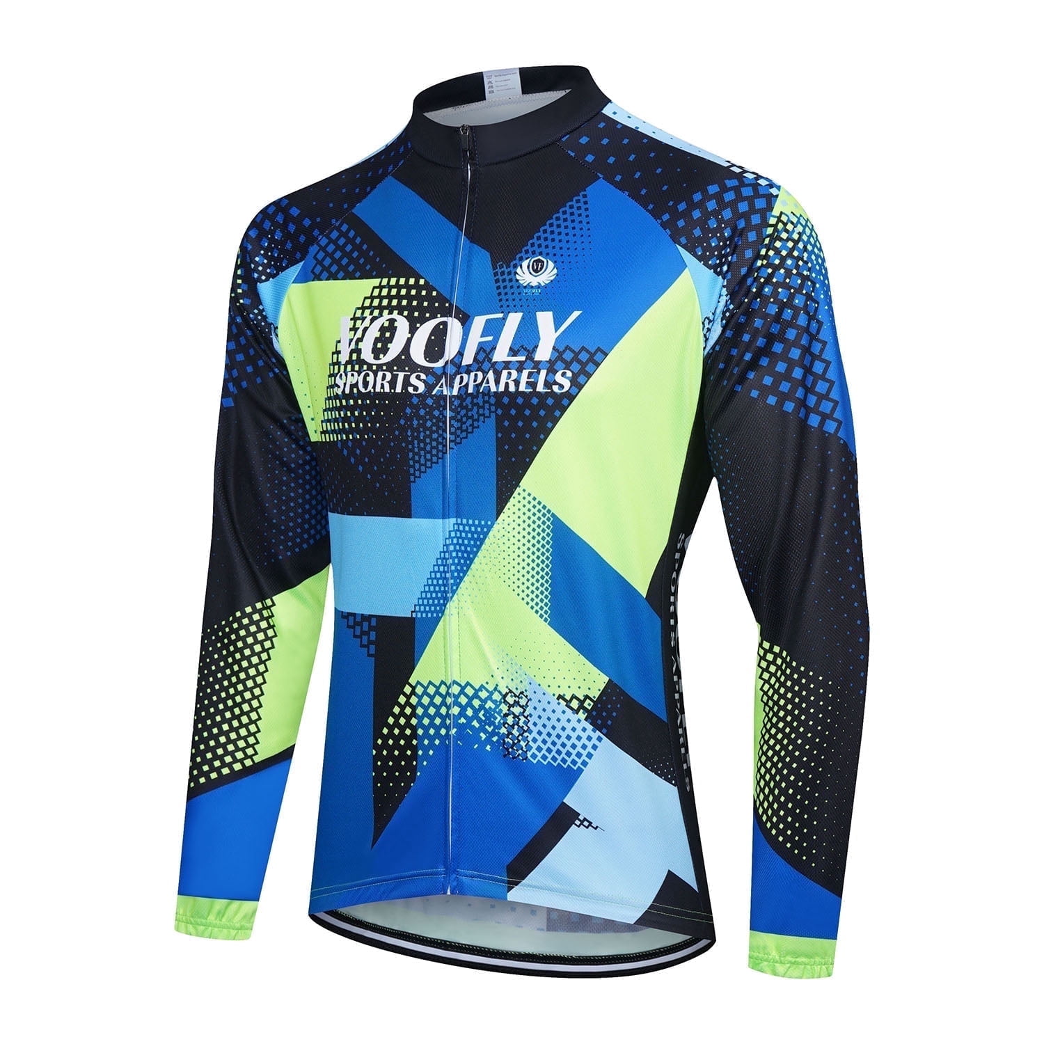voofly Bicycles Shirt for Men Cycle Long Sleeve,Cycling Jersey Men with ...