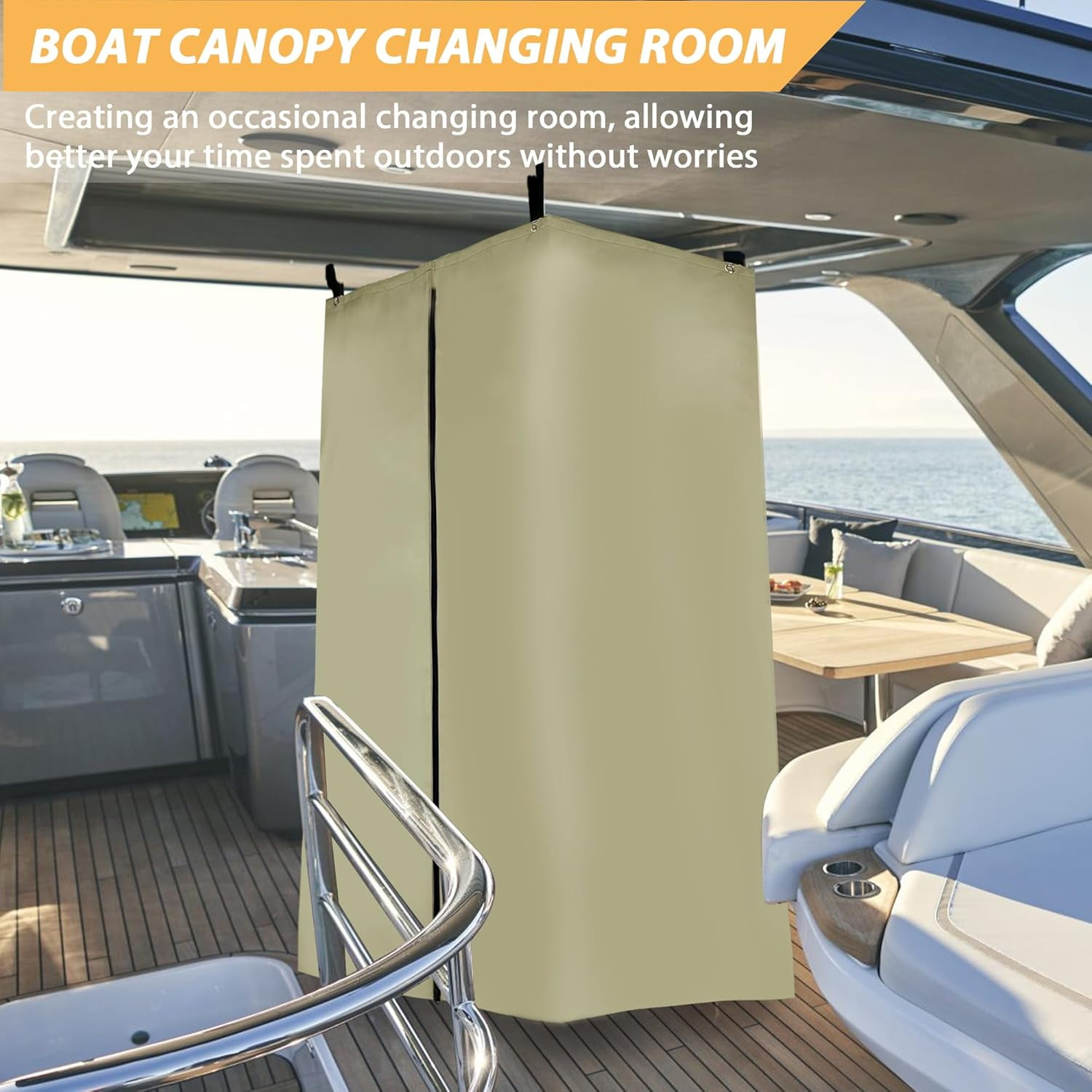 vyahstfk Privacy Tent for Boats Heavy-Duty Hanging Changing Room for ...