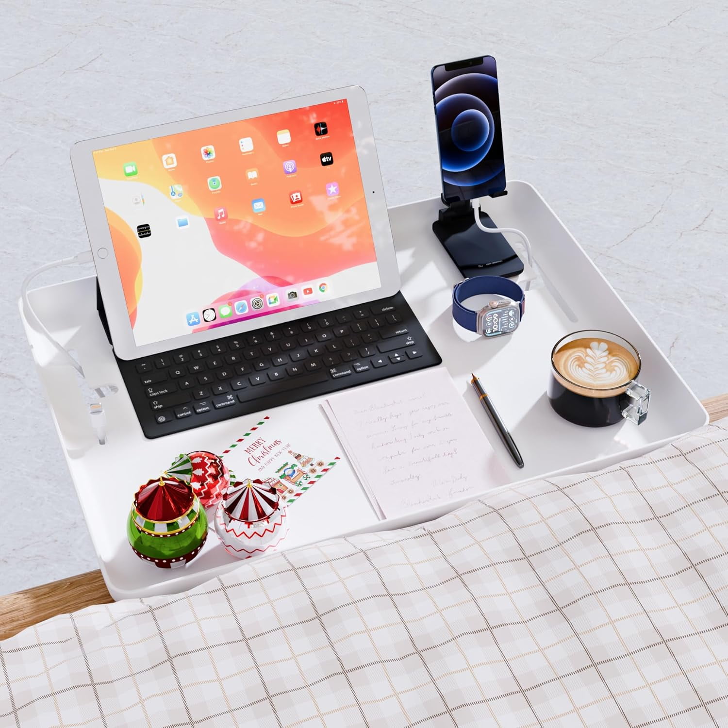 vyibiwop Bedside Shelf Bunk Bed & Top Bunk College Dorm Clip On ...