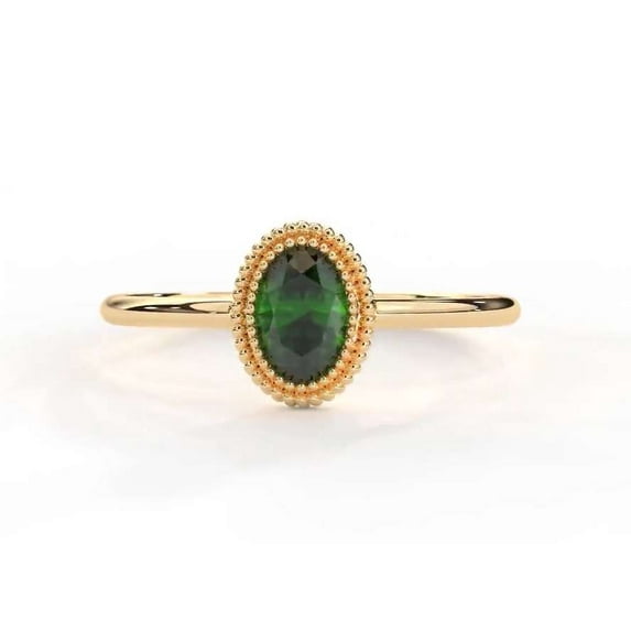 vylahjewellery Classic 10K Yellow Gold Engagement Anniversary Ring ...