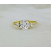 vylahjewellery 1 CT Oval Cut Solitaire Diamond Ring 14K Rose Gold ...