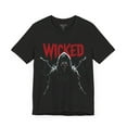 w.i.c.k.e.d Dark Horror Grim Reaper Style Front Print Evil Shadow ...