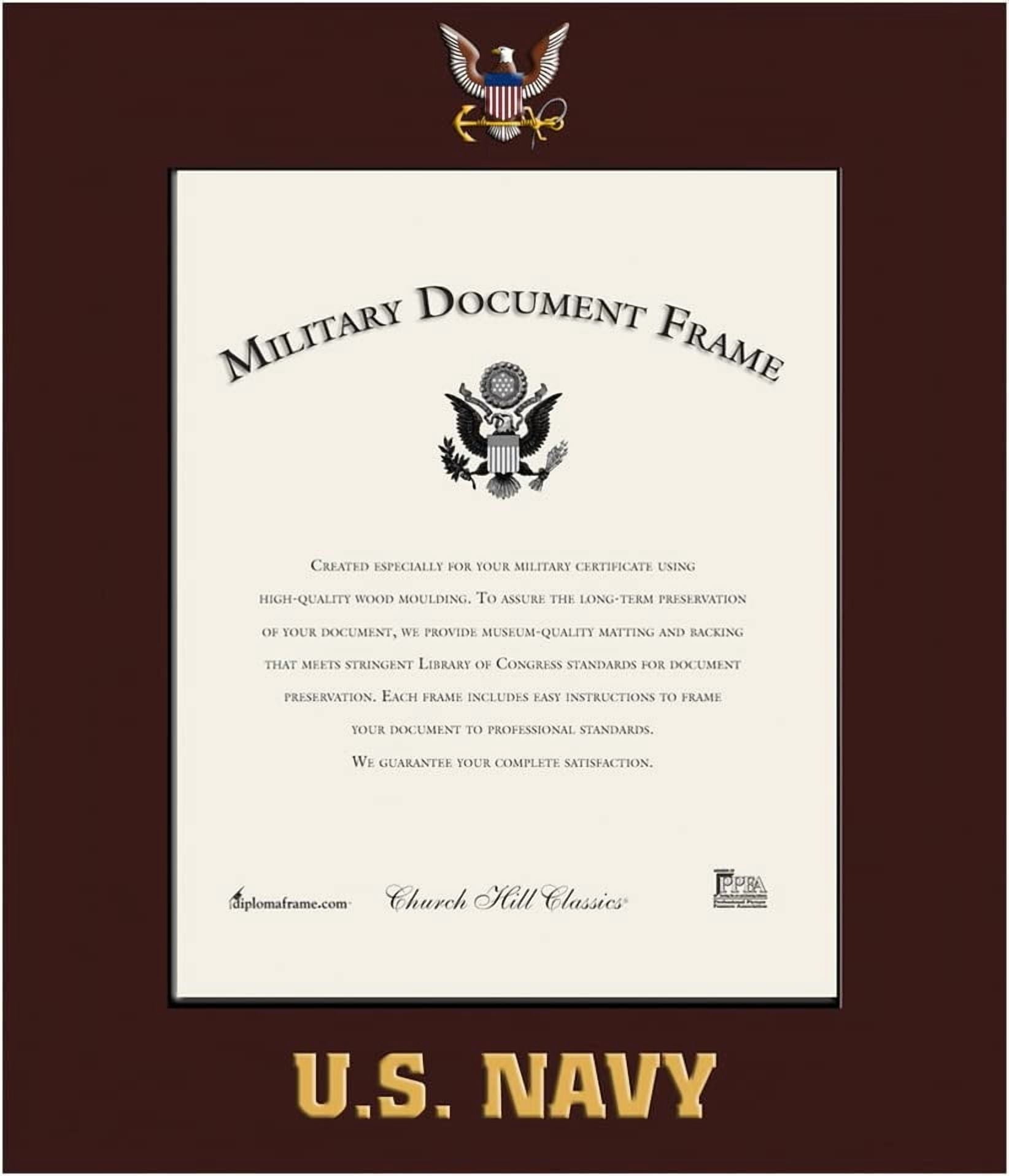 w x 14" h Certificate Frame - Fits - Vertical X14" - Wall Certificate ...