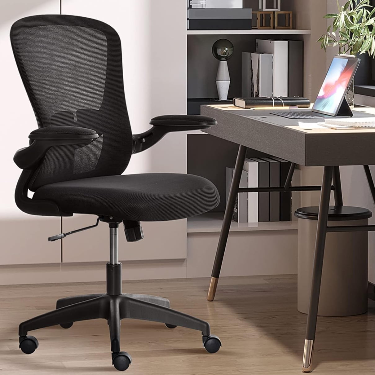 wOod-it Ergonomic Office Chair Mesh Computer Desk Swivel Rolling Home ...