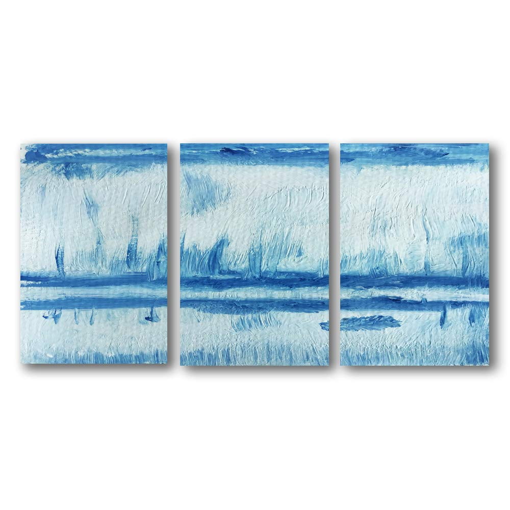 wall26 3 Panel Canvas Wall Art Abstract Oil Painting Pictures Home Wall ...