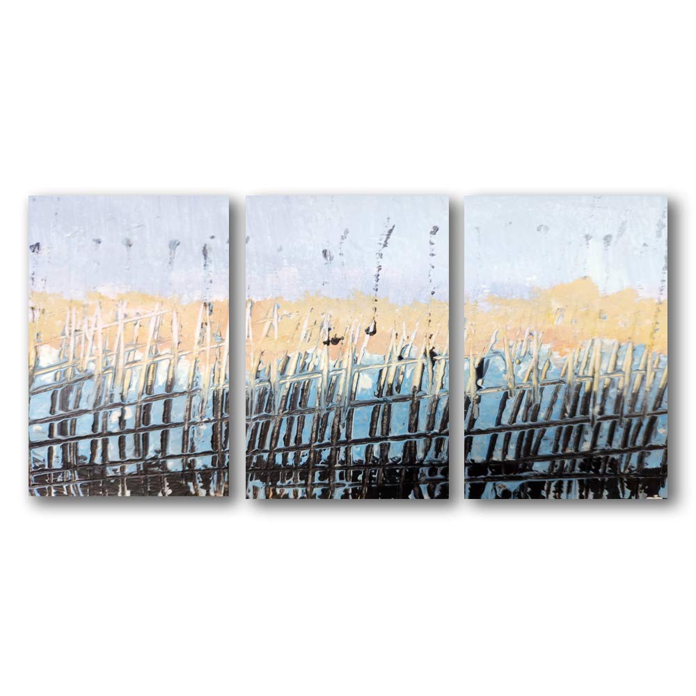 wall26 3 Panel Canvas Wall Art Abstract Oil Painting Pictures Home Wall ...