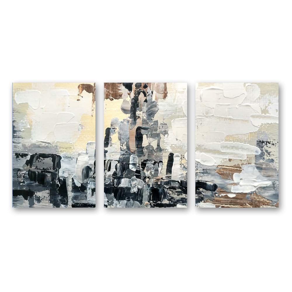wall26 3 Panel Canvas Wall Art Abstract Painting Pictures Home Wall ...