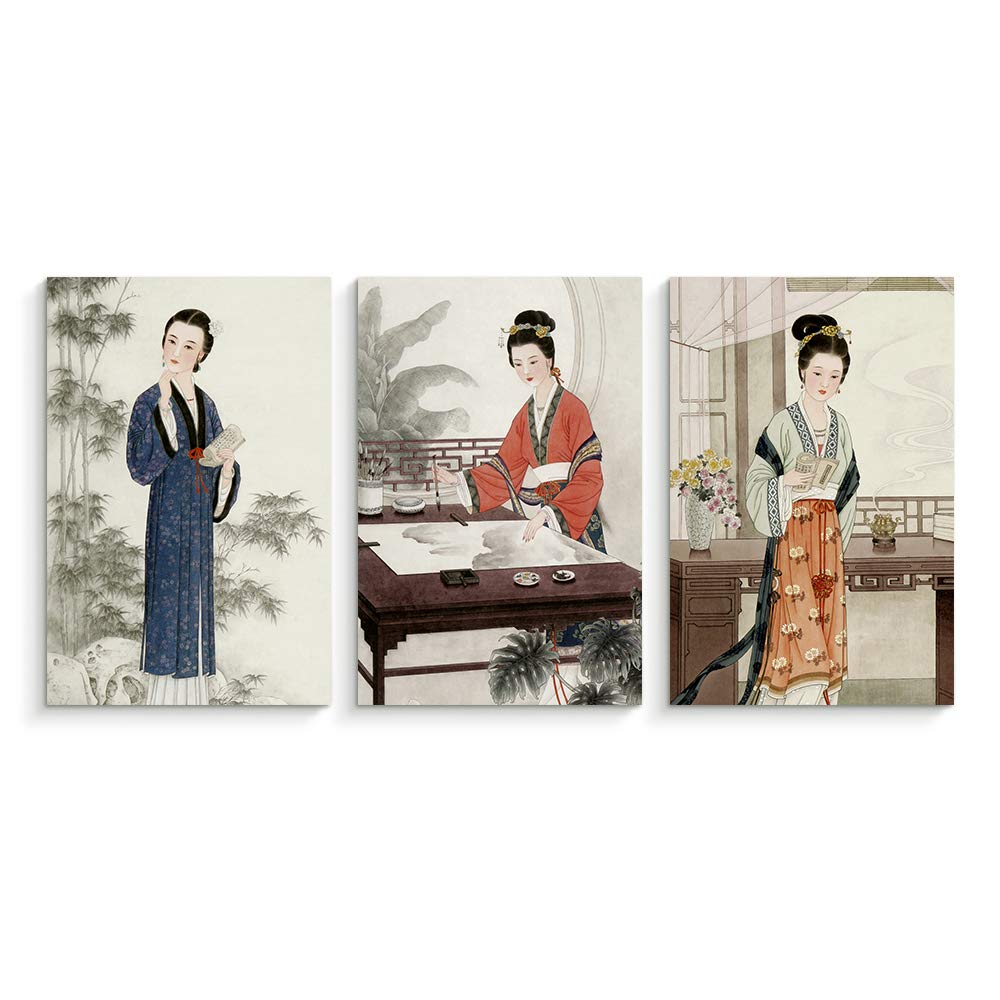 wall26 3 Panel Canvas Wall Art Dream of the Red Chamber Pictures Home ...