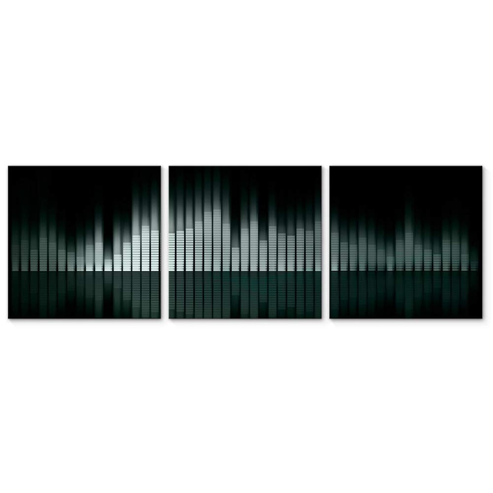 wall26 3 Panel Canvas Wall Art Music Note Pictures Home Wall ...