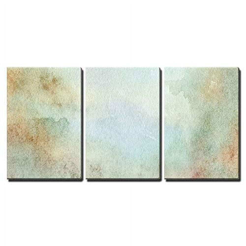 wall26 - 3 Piece Canvas Wall Art - Abstract Light Blue and Beige ...