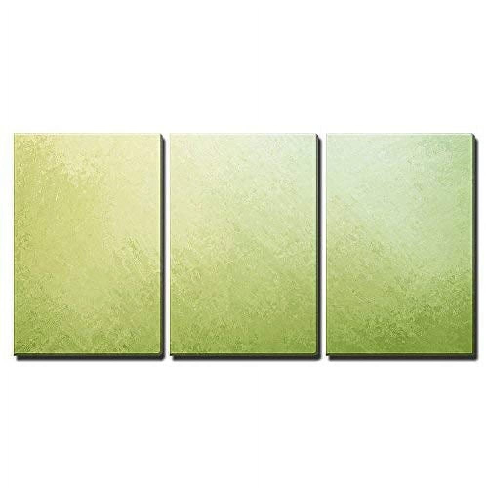 wall26 - 3 Piece Canvas Wall Art - Classy Light Green Background with ...