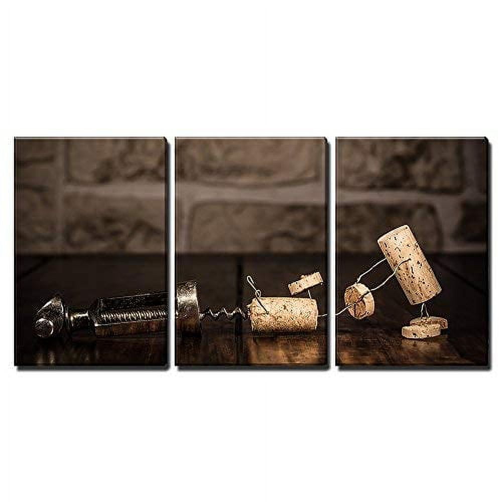 wall26 - 3 Piece Canvas Wall Art - Concept Escape from a Corkscrew with ...