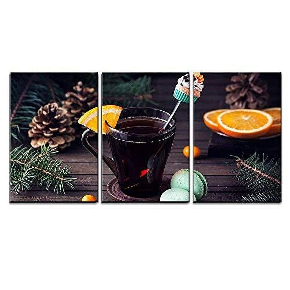 wall26 - 3 Piece Canvas Wall Art - Decorative Spoon with Cupcake in The ...