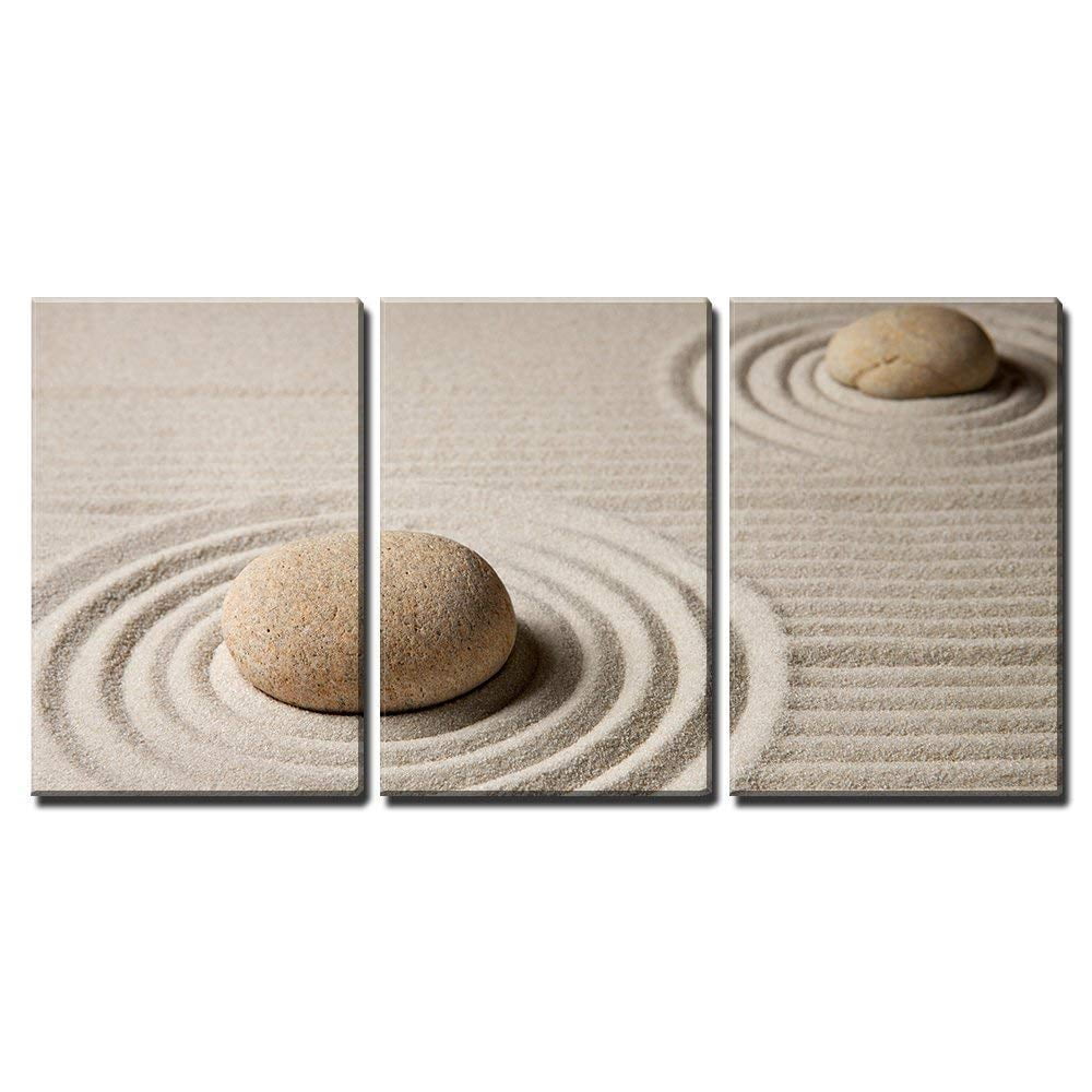 wall26 - 3 Piece Canvas Wall Art - Mini Zen Garden - Modern Home Art ...