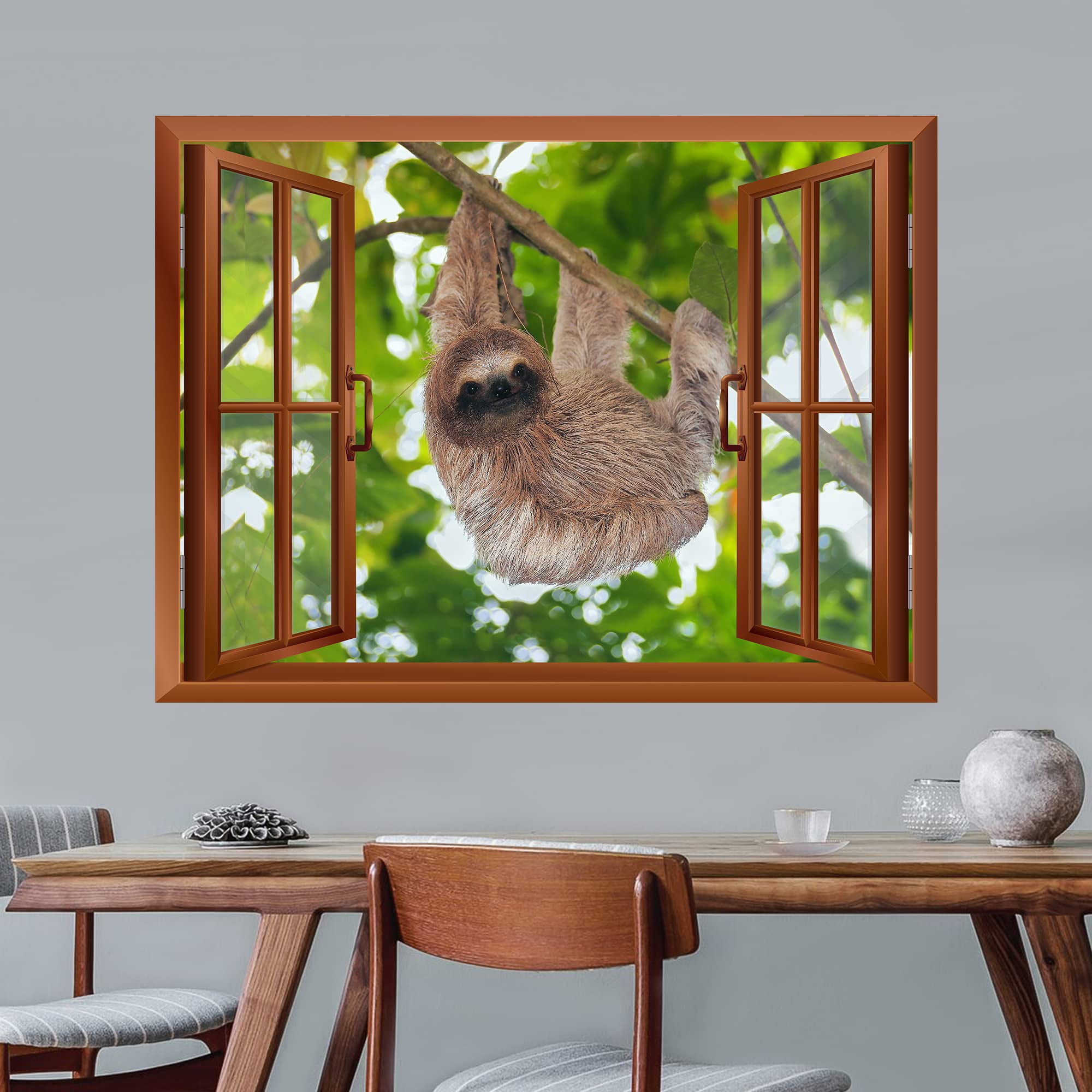Sloth Window Sticker