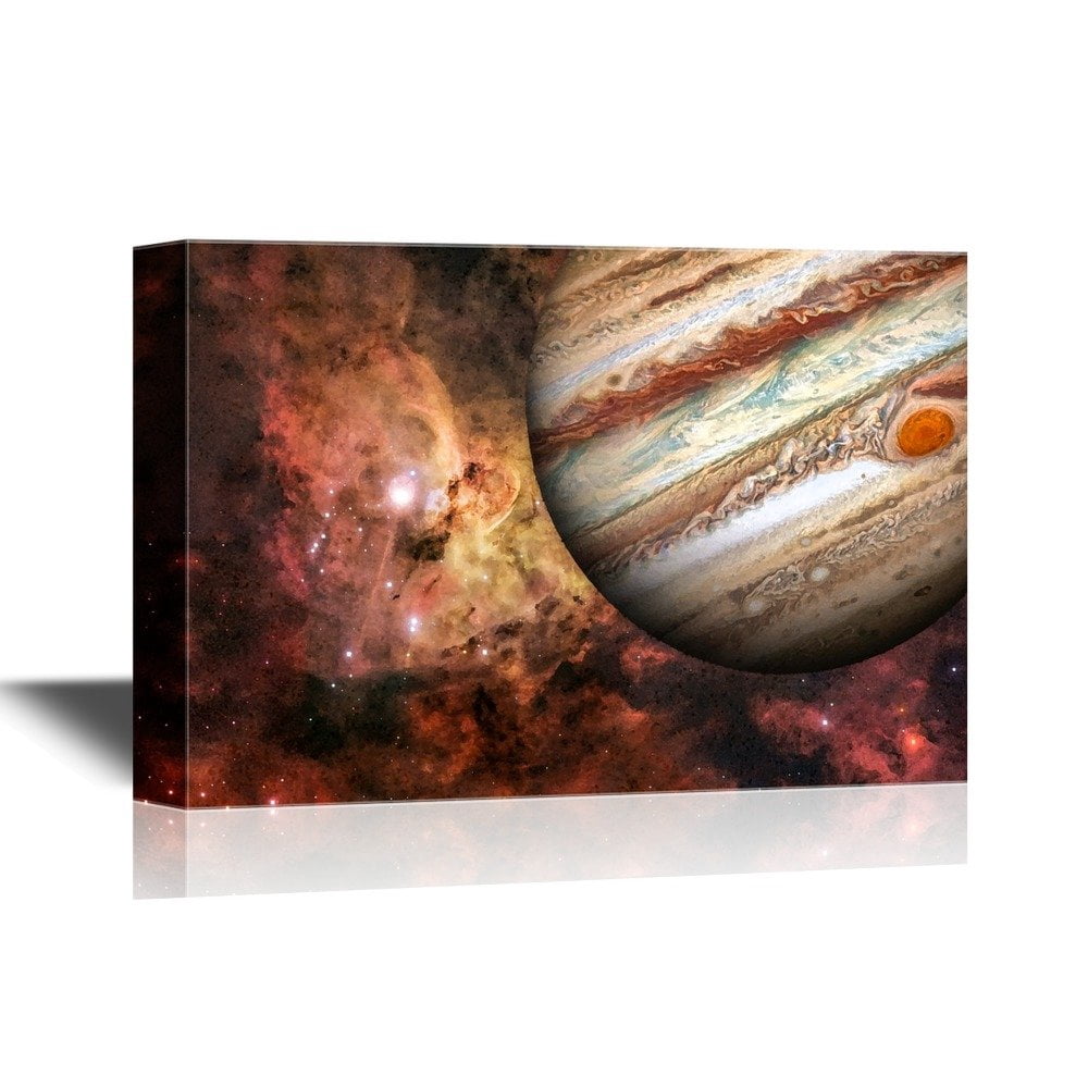 wall26 - Astronomy Canvas Wall Art - Planet Jupiter in Solar System ...