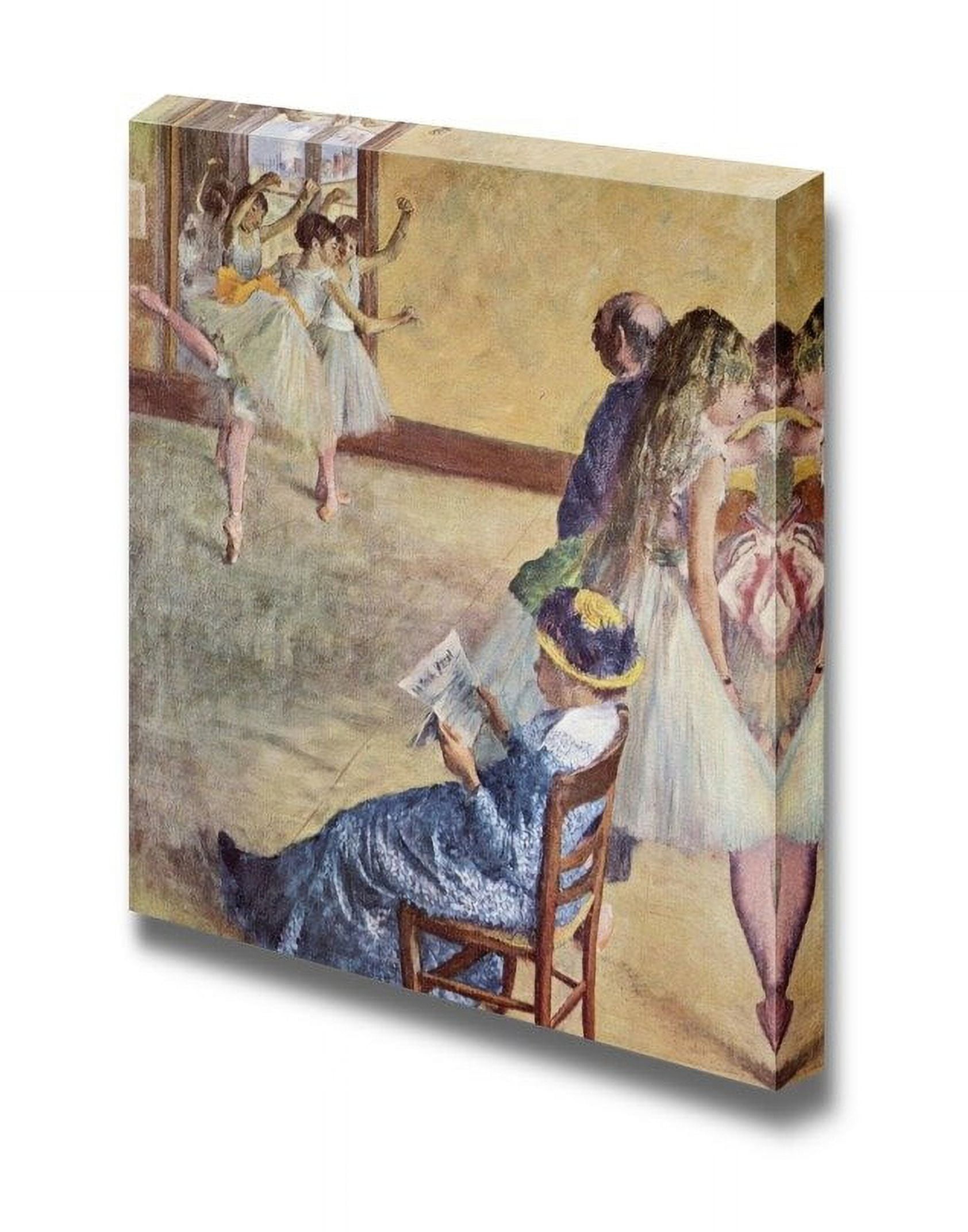 wall26 - Ballet Class by Edgar Degas - Canvas Print Wall Art Famous ...