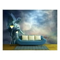 wall26 - Beautiful Angel in Heaven with Divine Rays of Light - Removable Wall Mural | Self ...