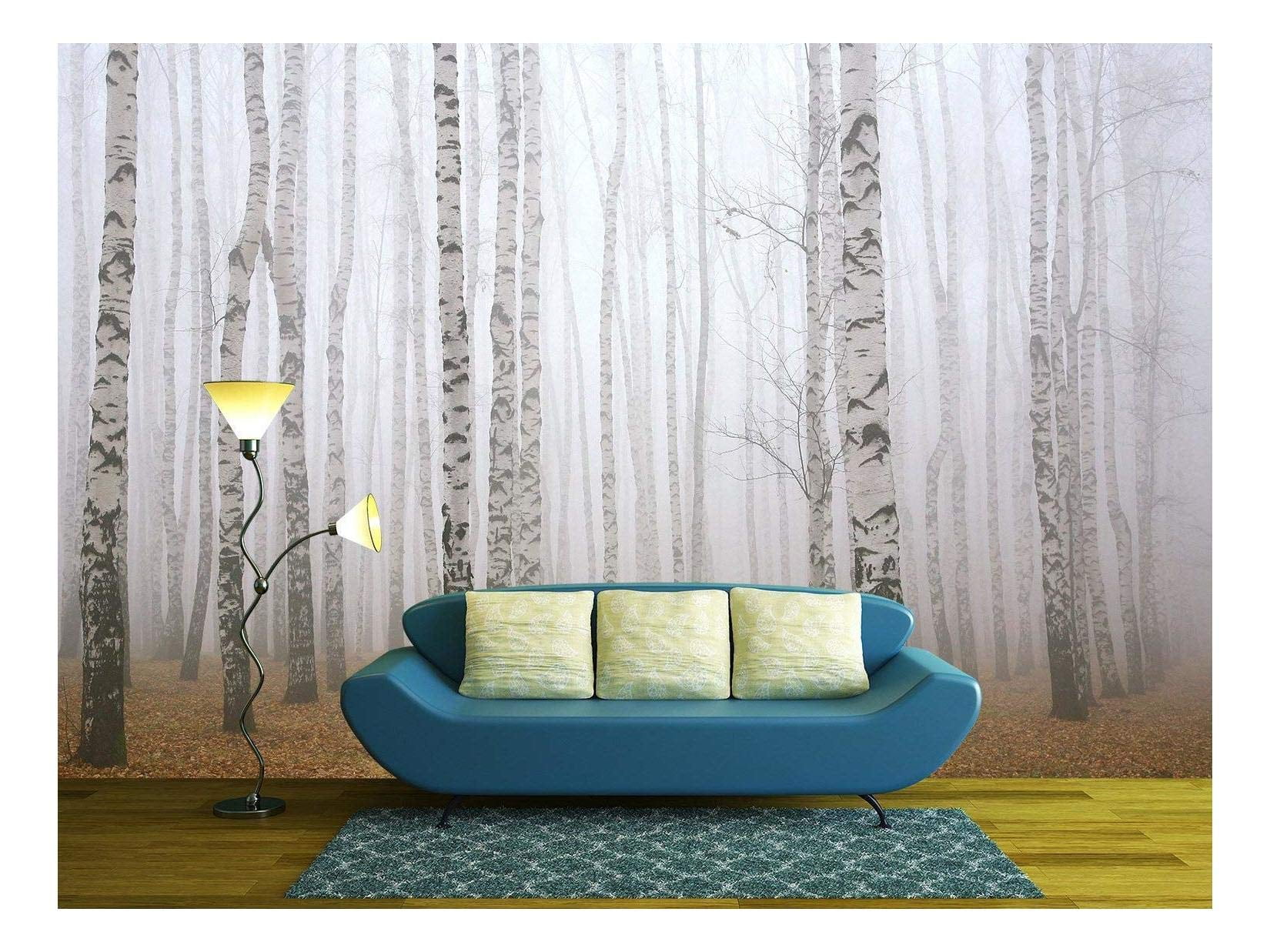 wall26 - Beautiful Dreamlike Forest in Autumn Time - Wall Mural ...