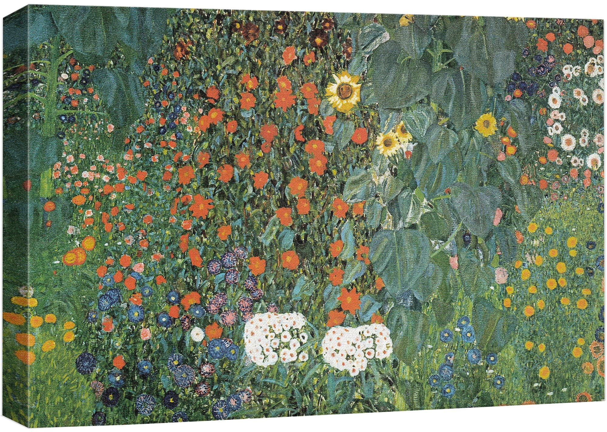 wall26 Canvas Print Wall Art Flowers by Gustav Klimt People Historic ...