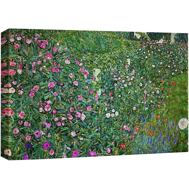 gustav klimt italian garden landscape
