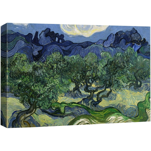 wall26 Canvas Print Wall Art Olive Trees by Master Artist Vincent Van ...