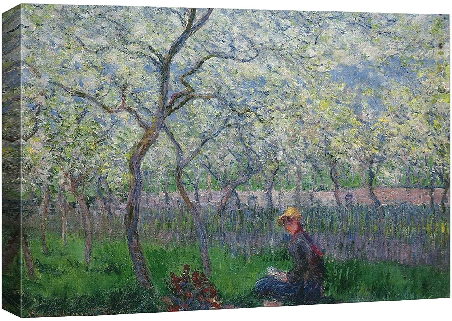 wall26 Canvas Print Wall Art An Orchard in Spring Claude Monet Nature ...