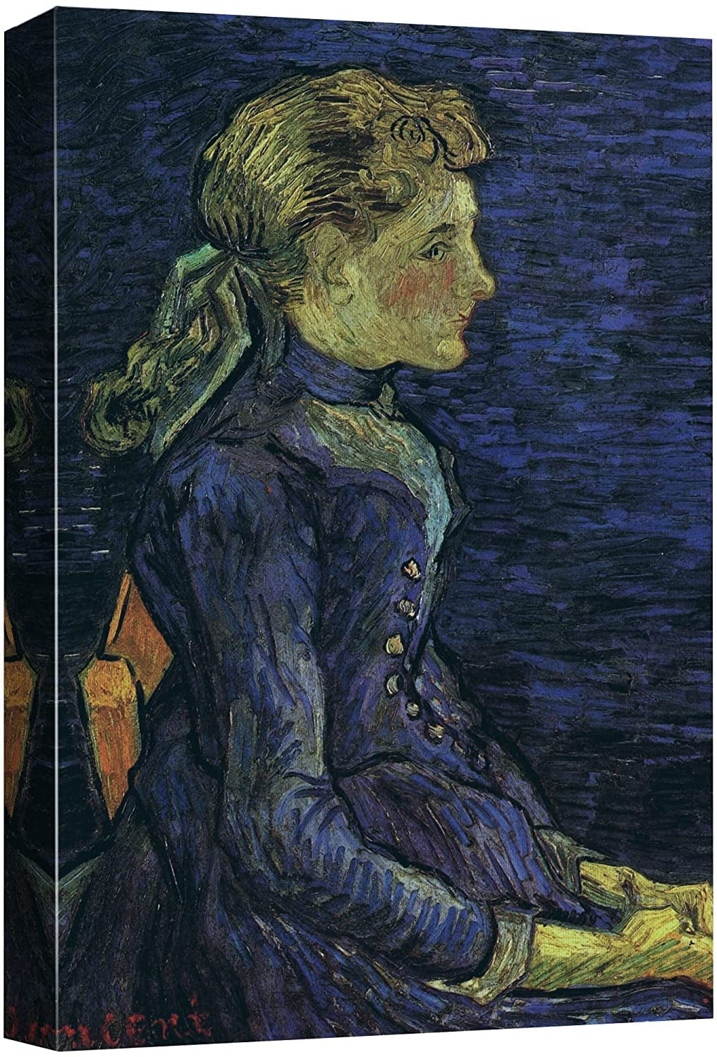 wall26 Canvas Print Wall Art Portrait of Adeline Ravoux, by Vincent Van ...