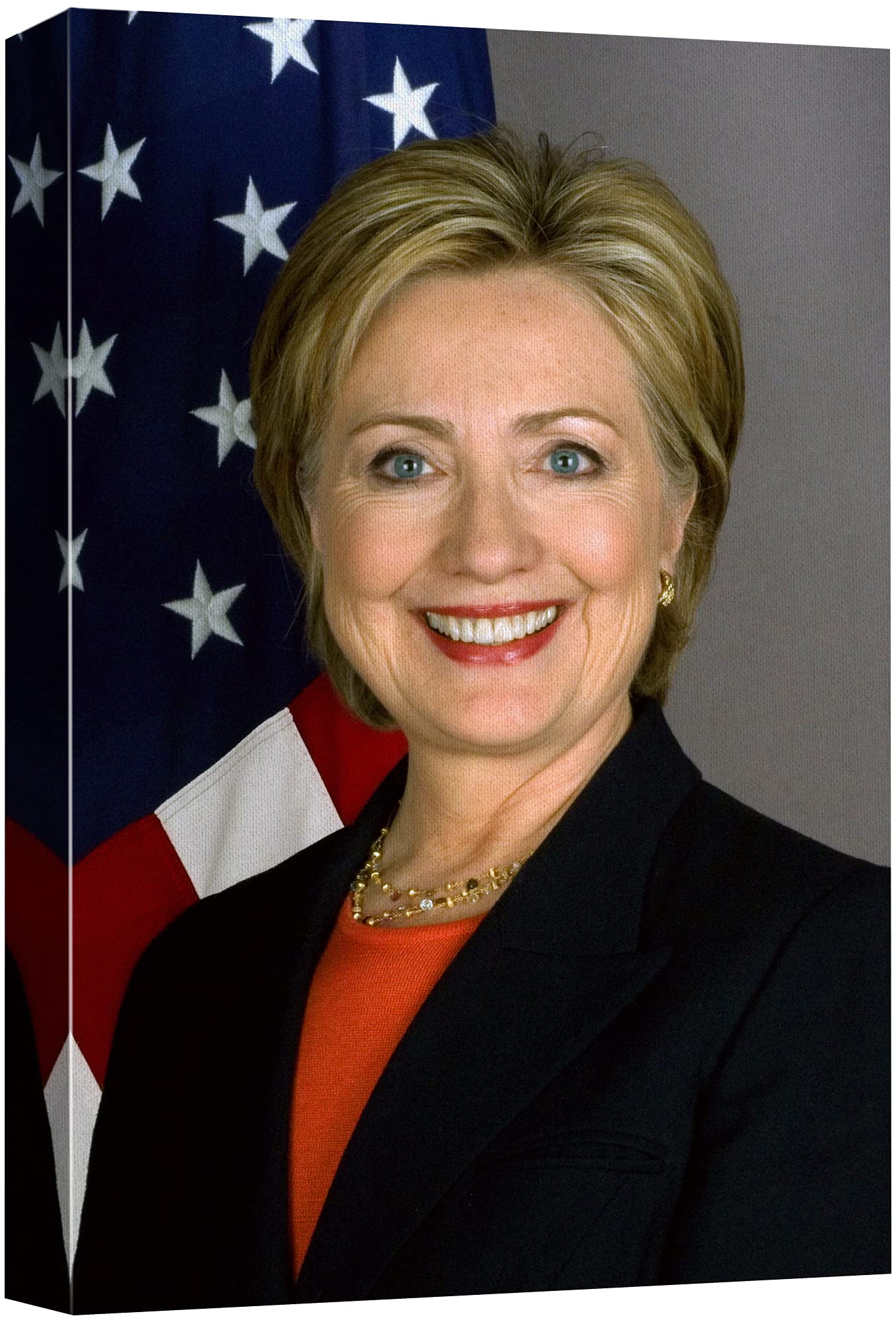 wall26 Canvas Print Wall Art Portrait of Hillary Clinton People Pop ...
